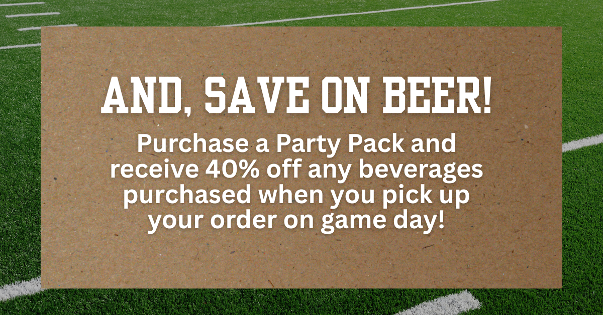 Super Bowl Party Packs — 603 BREWERY