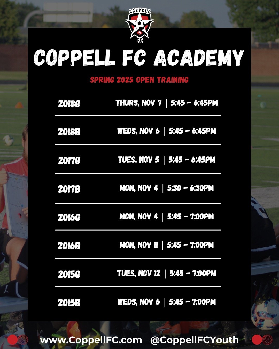 Academy (U7-U10) — Coppell FC