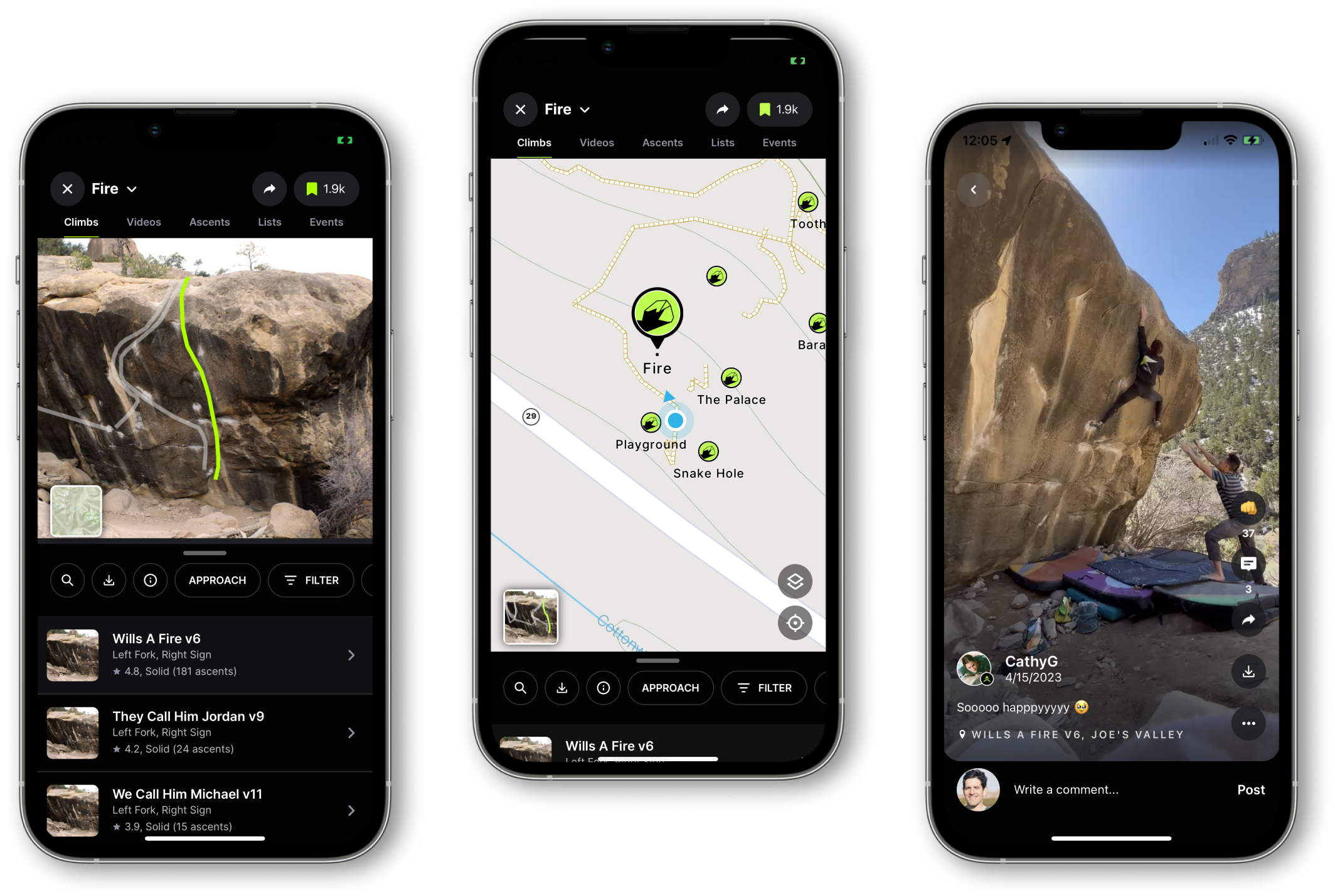 Bouldering Near You - GPS Guidebooks — KAYA Climb
