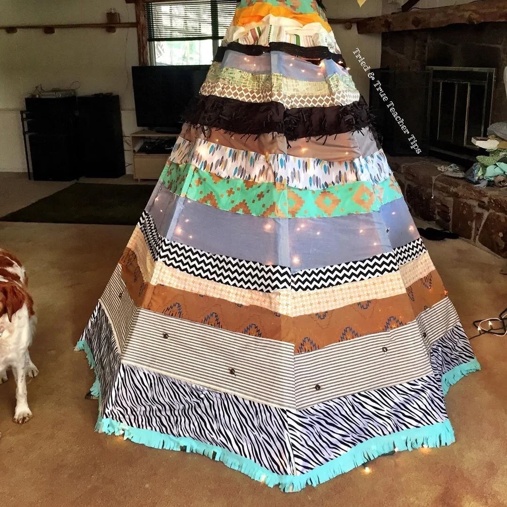 STEP BY STEP HOW-TO GUIDE for you to DIY a beautiful NO-SEW Kid’s Tent ...