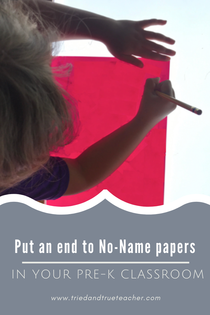 HELP! My Kids Can't Write Their Name! (HOW TO AVOID NO-NAME PAPERS ...