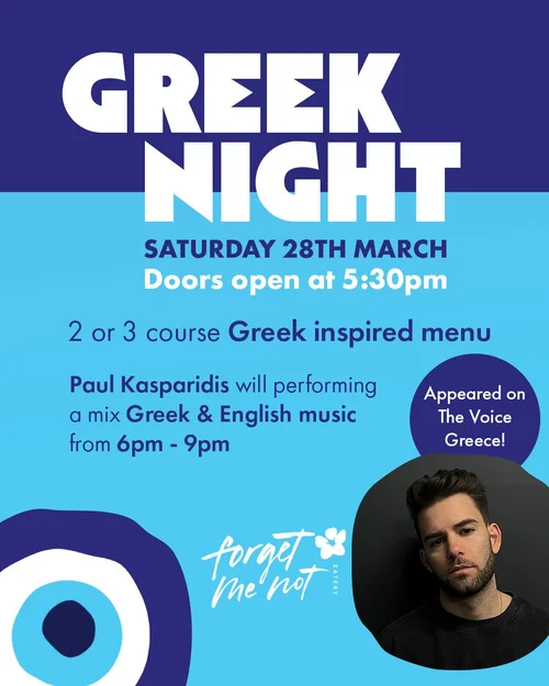 Dinner + Live Music Greenvale | Forget Me Not Eatery