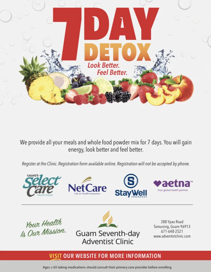 Detox Orientation — Guam Seventh-day Adventist Clinic