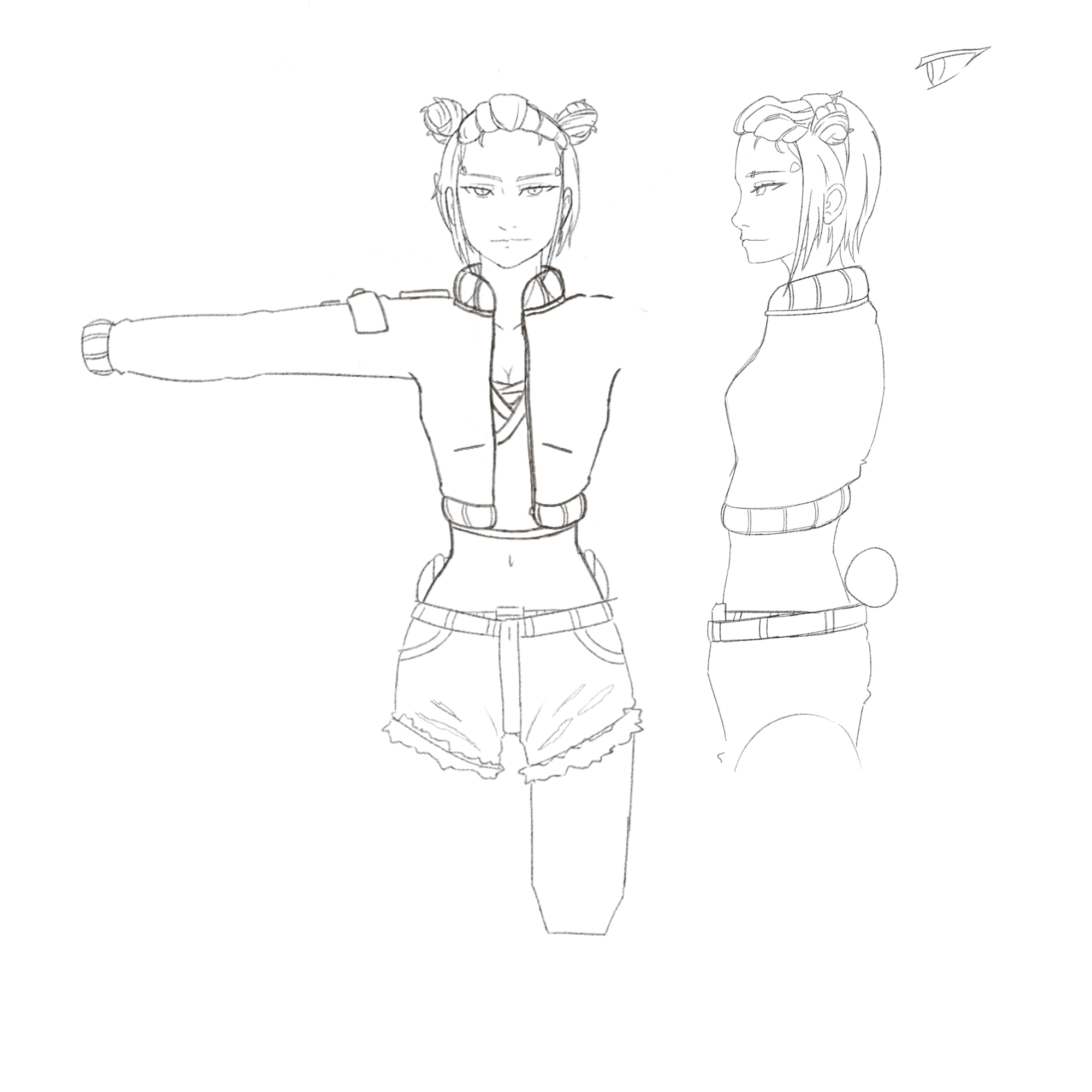 Anime Ninja Girl Base