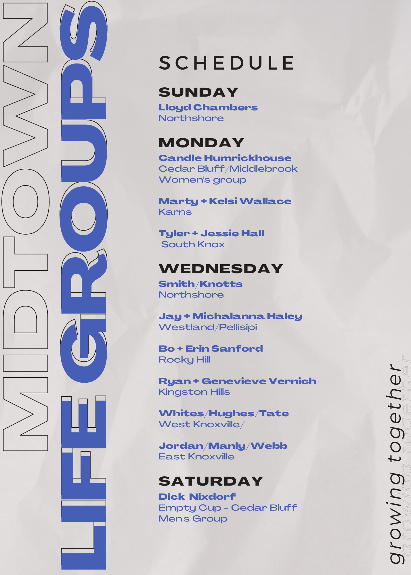 Connect To A Lifegroup — Midtown Community Church