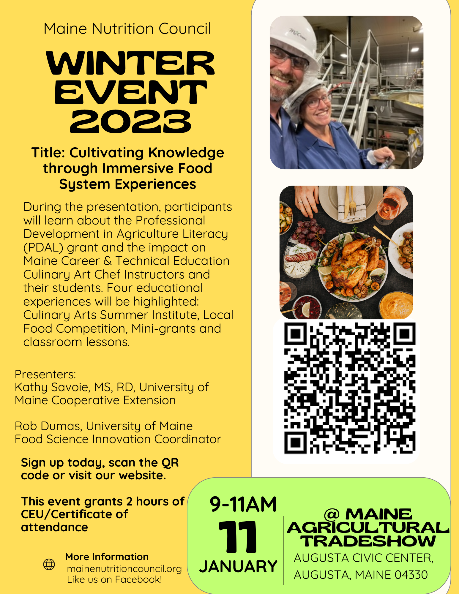 Winter 2024 Educational Event — Maine Nutrition Council