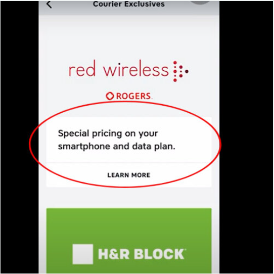 Courier Exclusive Deals — Red Wireless