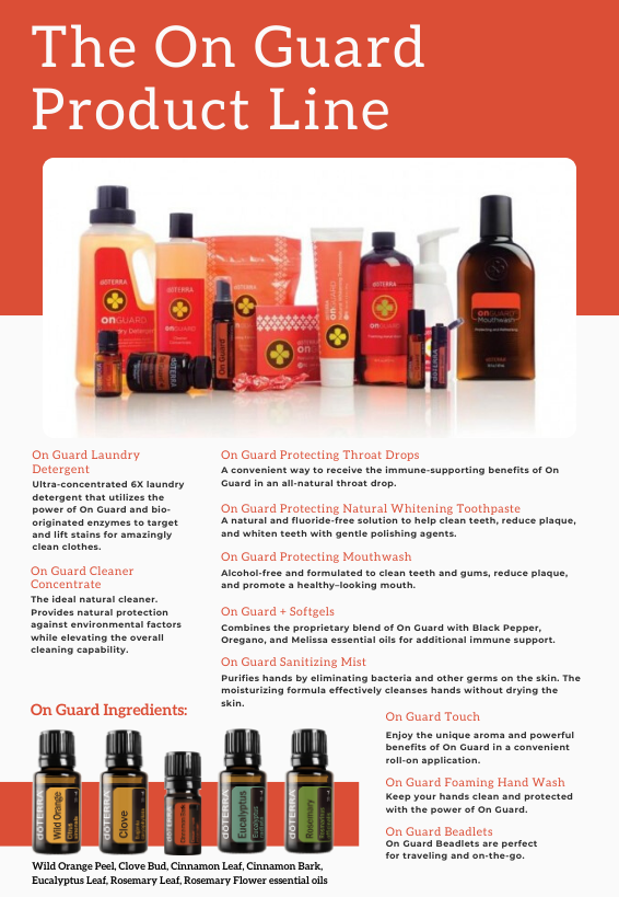 Doterra On Guard Products