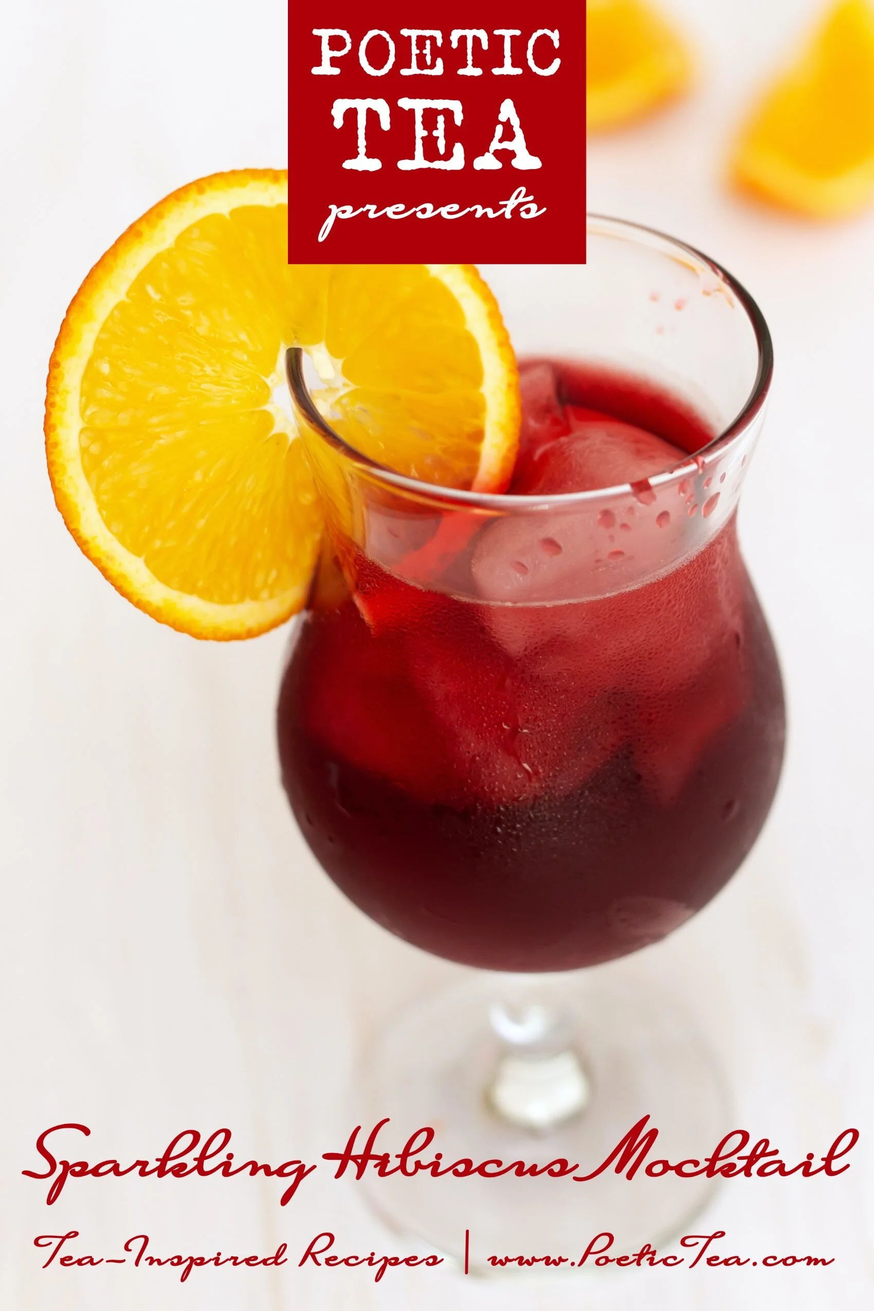 Sparkling Hibiscus Mocktail — Poetic Tea Company