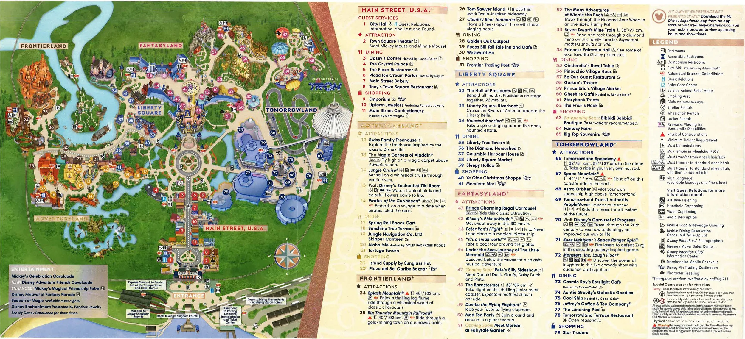 Magic Kingdom Map - Well Hello Magic