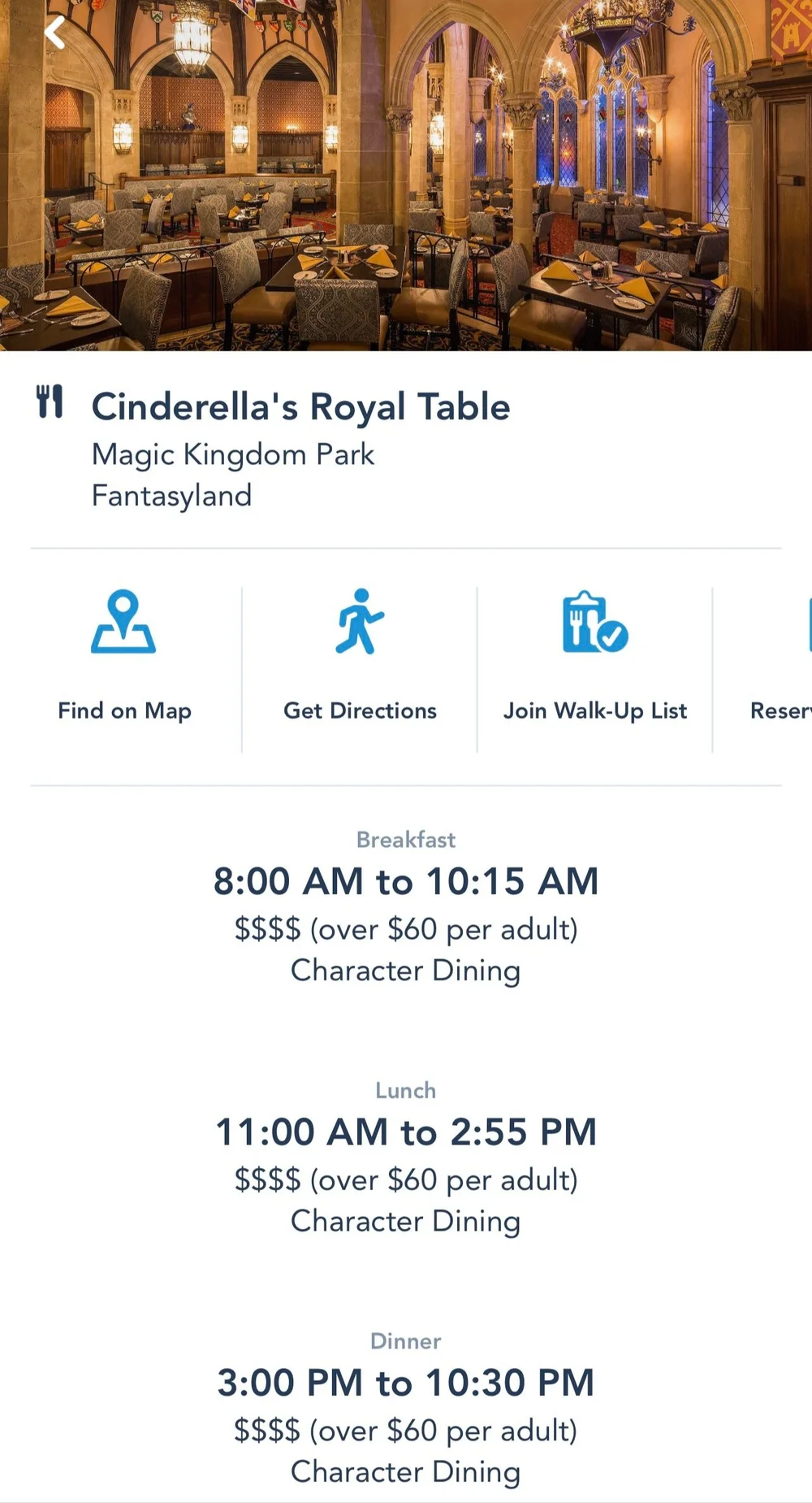 Cinderella’s Royal Table: Magic Kingdom Park - Fantasyland - Well Hello ...