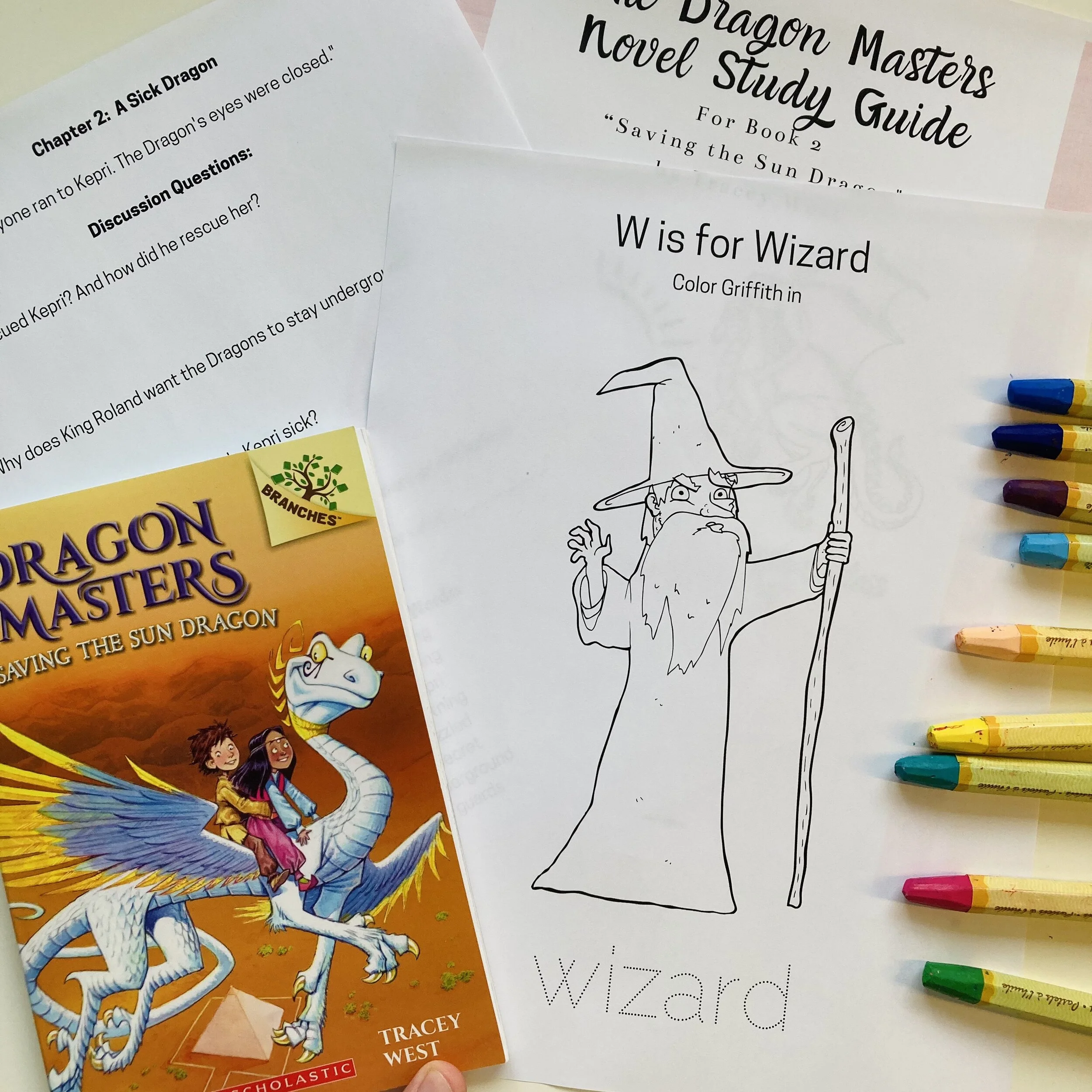 The Dragon Masters Novel Study Guide: Book 2 “Saving the Sun Dragon ...