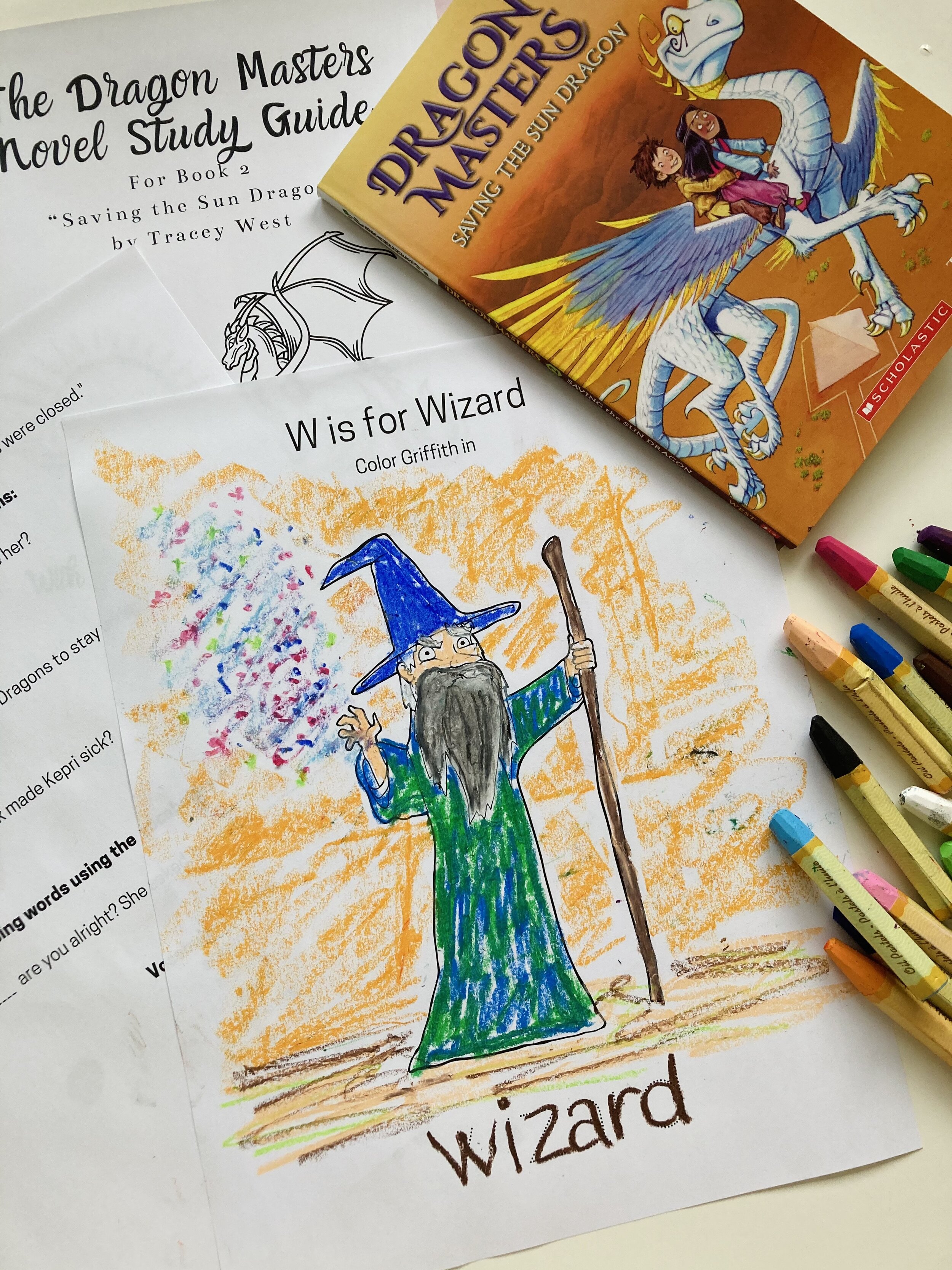 The Dragon Masters Novel Study Guide: Book 2 “Saving the Sun Dragon ...