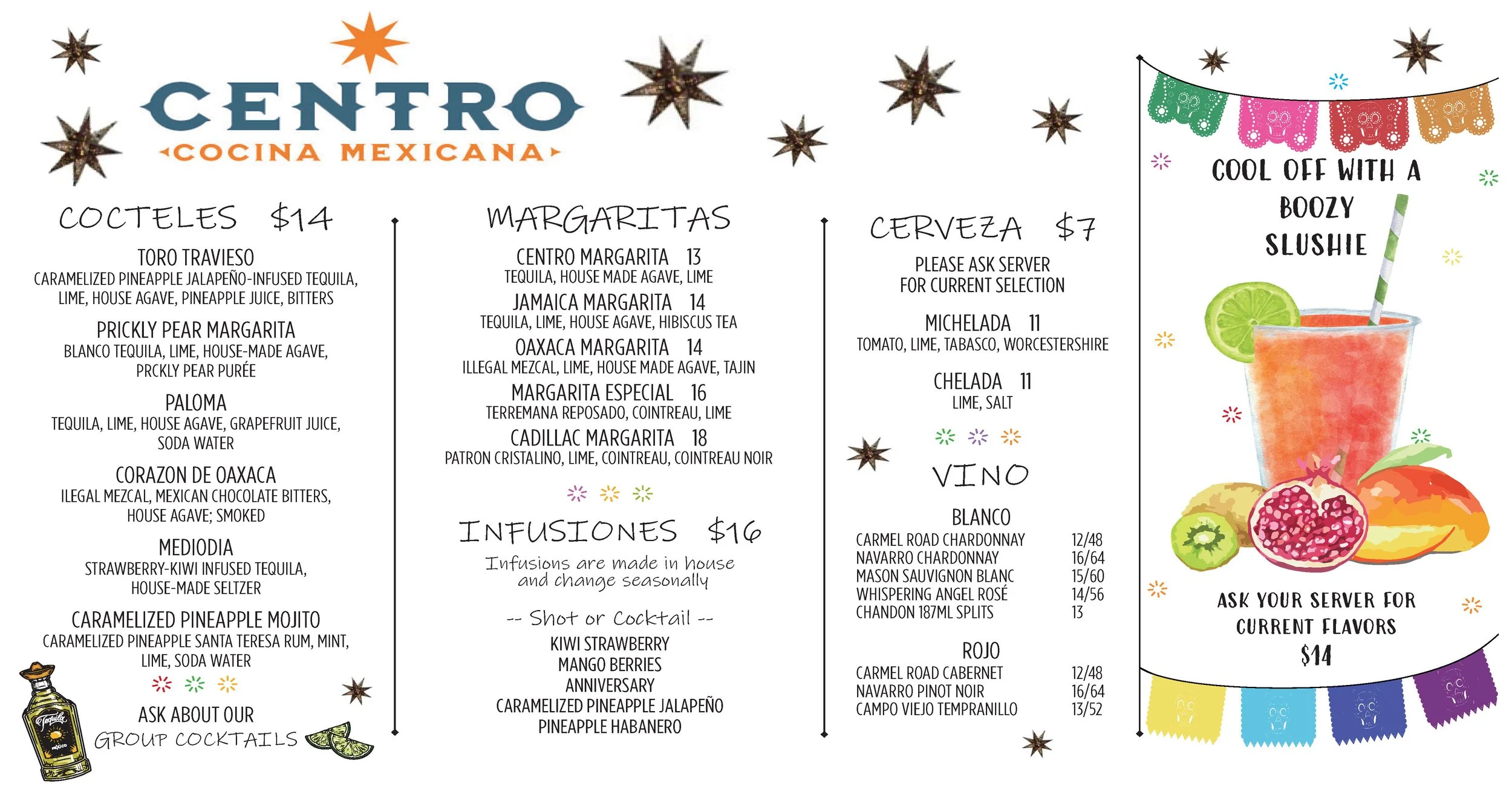 DRINKS — Centro Cocina Mexicana