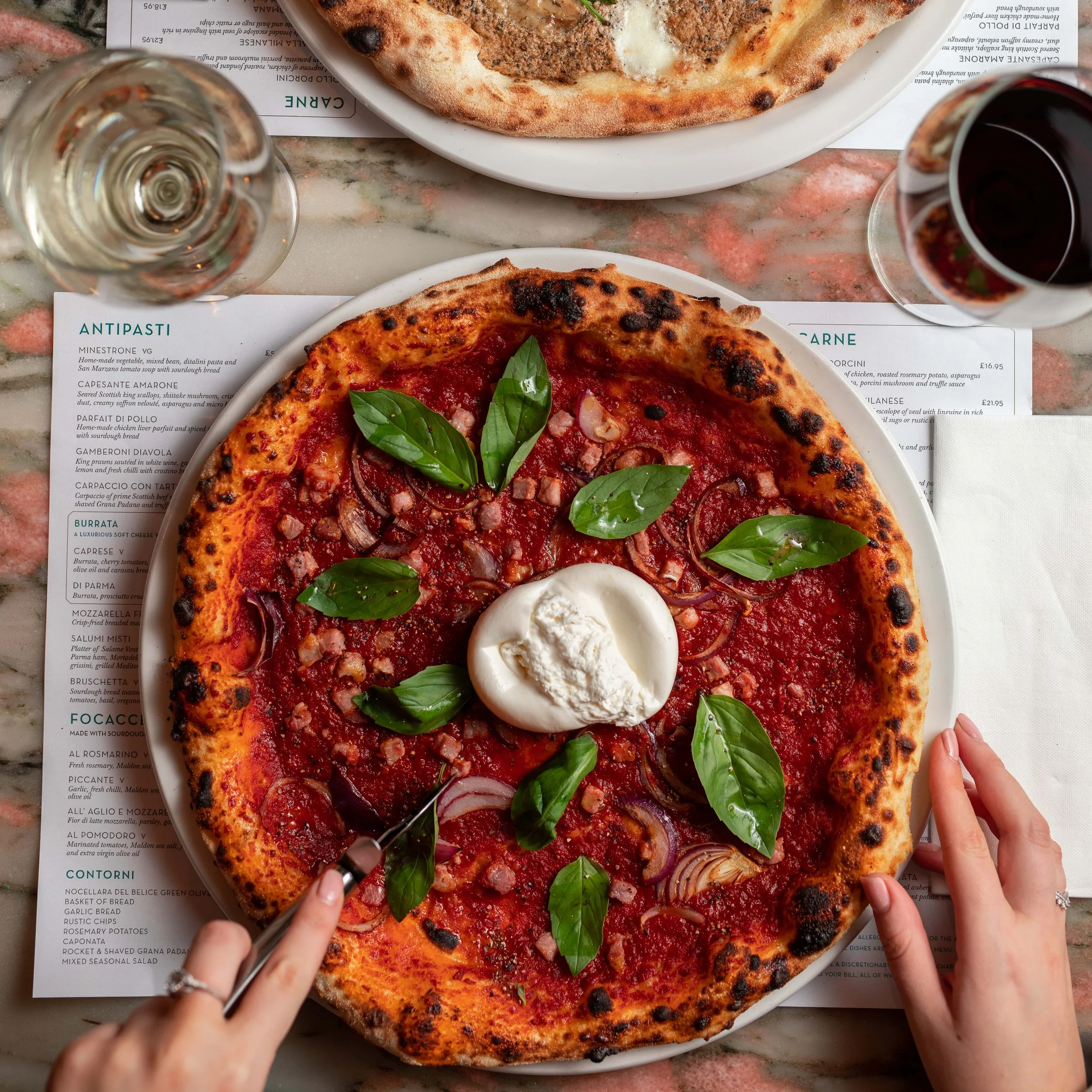 Menus — Amarone