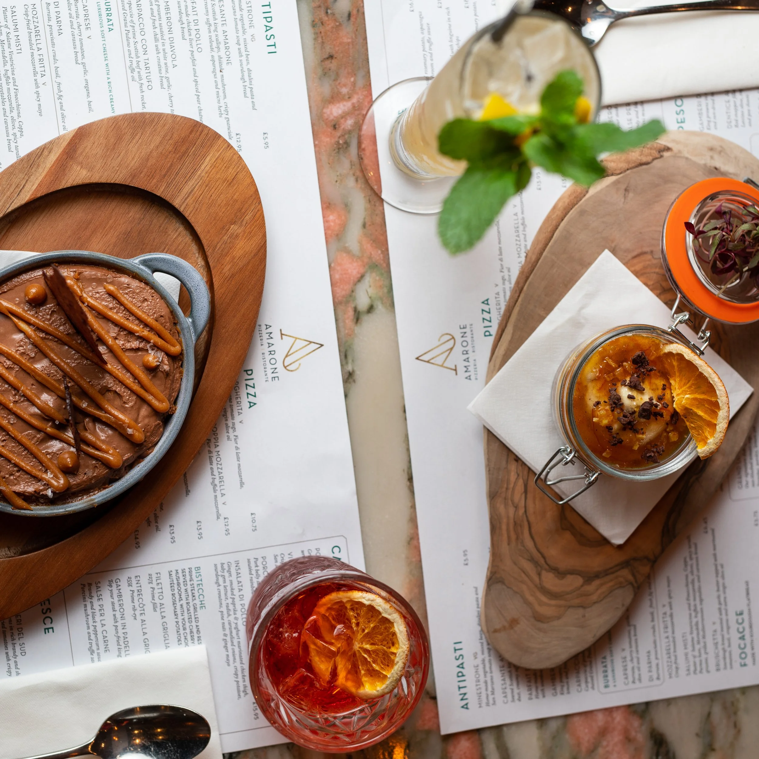 Menus — Amarone