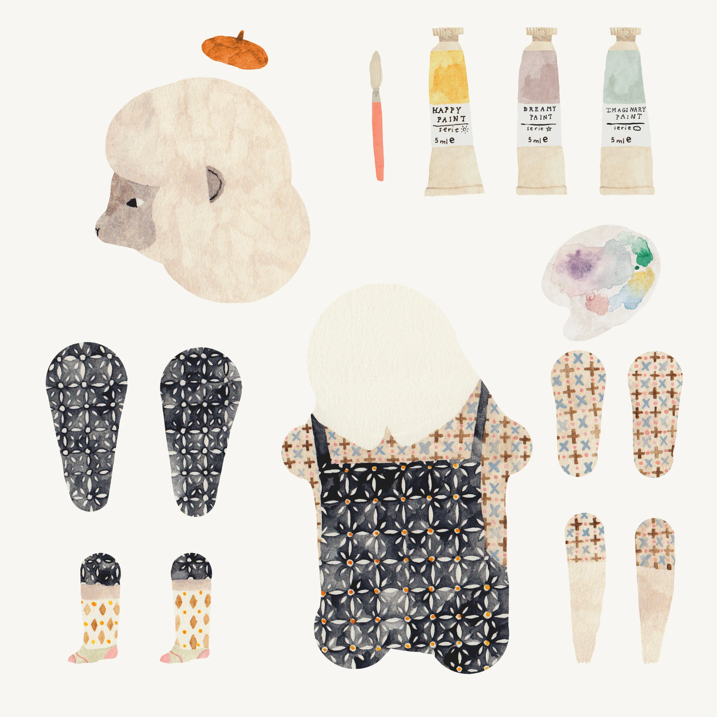 Paperdolls — coucou illustration