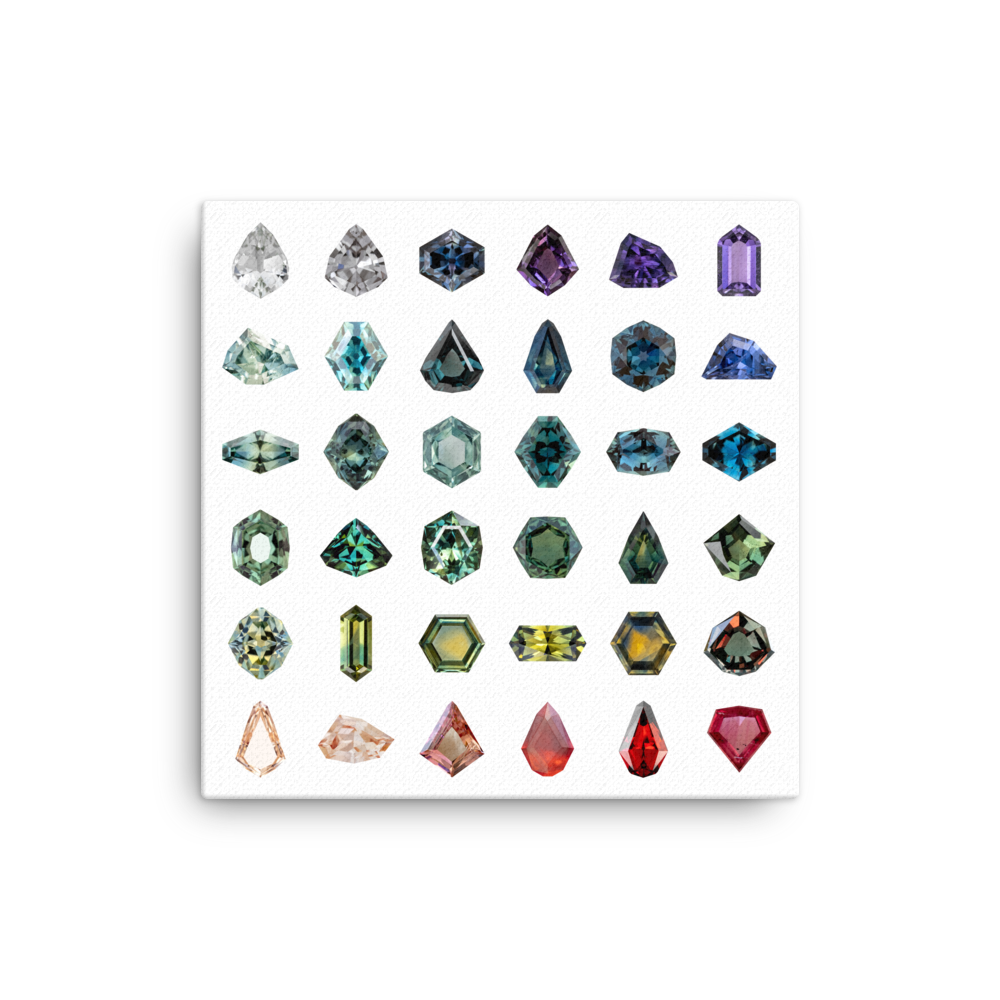 Shop gemstone poster prints and canvases — TREBLIGANNA | ANNAGILBERT