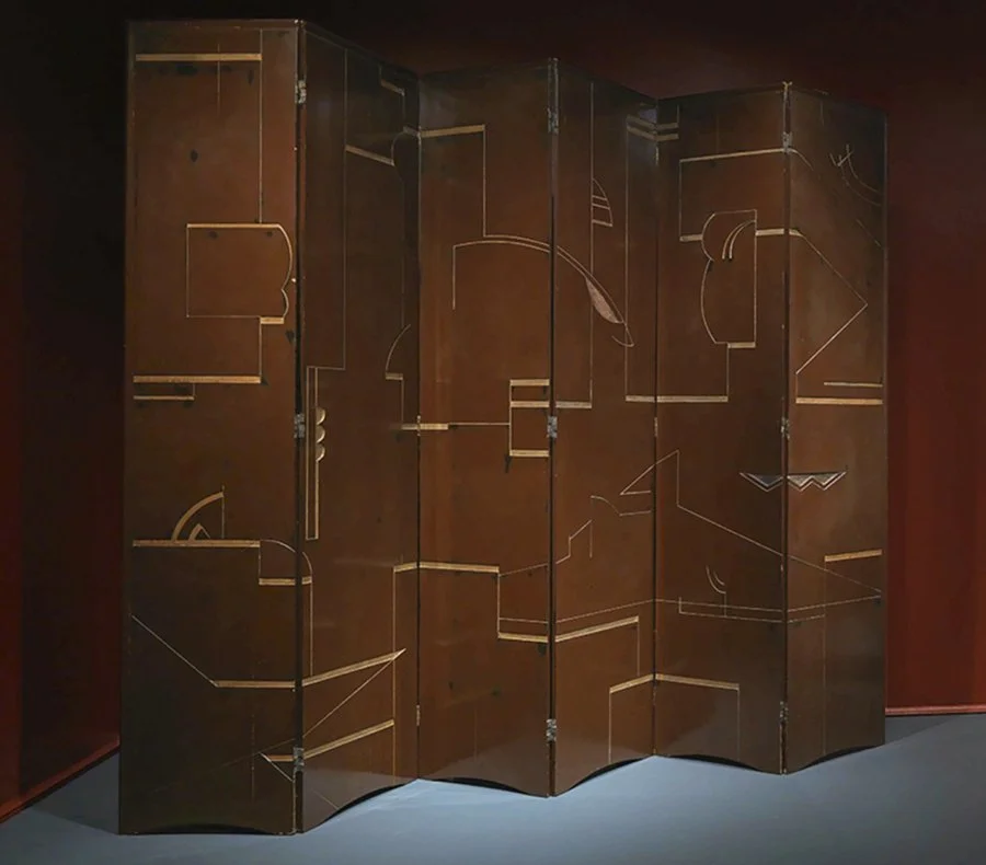 Art Deco Screen (installed) — WILLIAMSON STUDIO