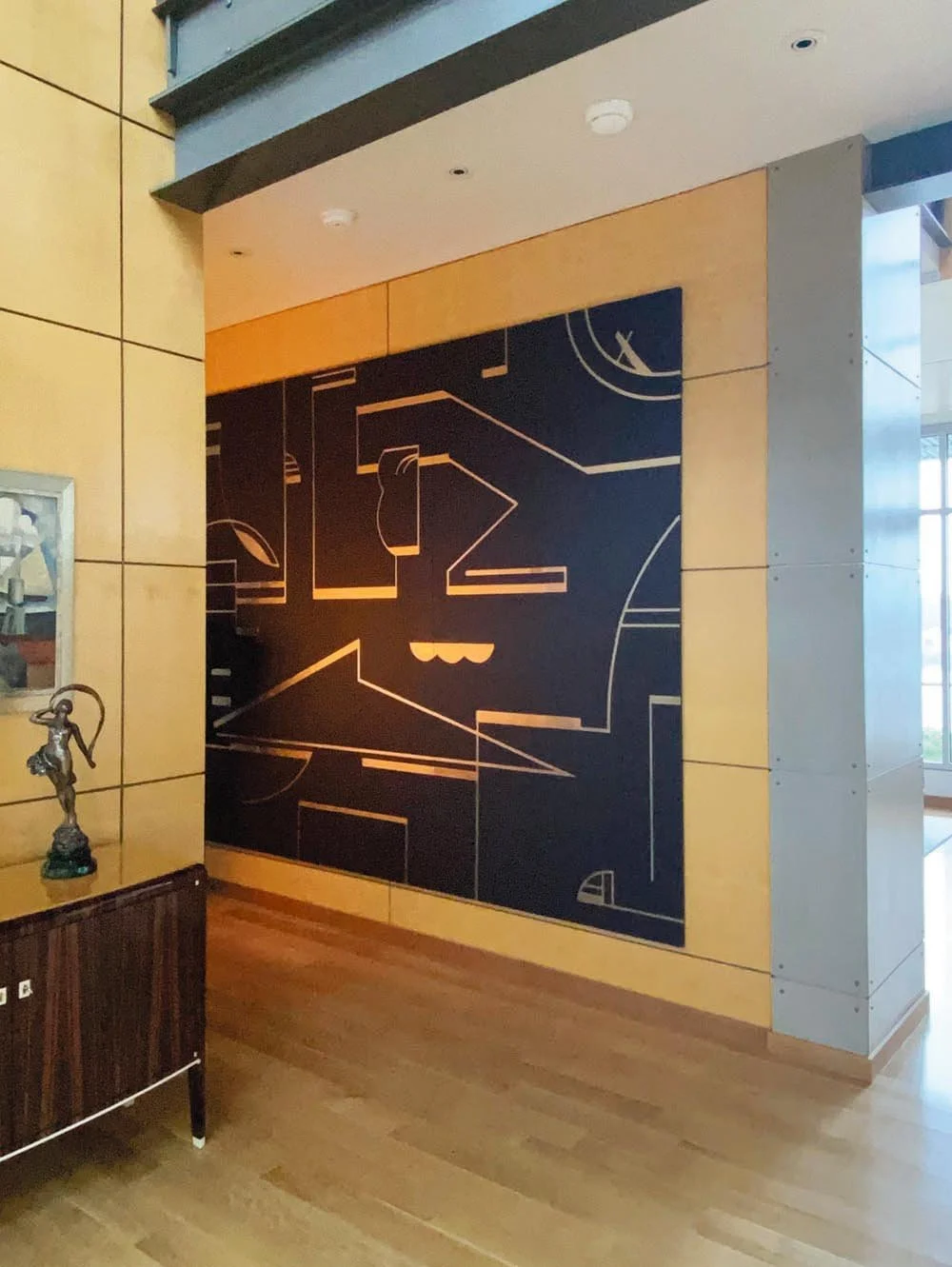 Art Deco Screen (installed) — WILLIAMSON STUDIO