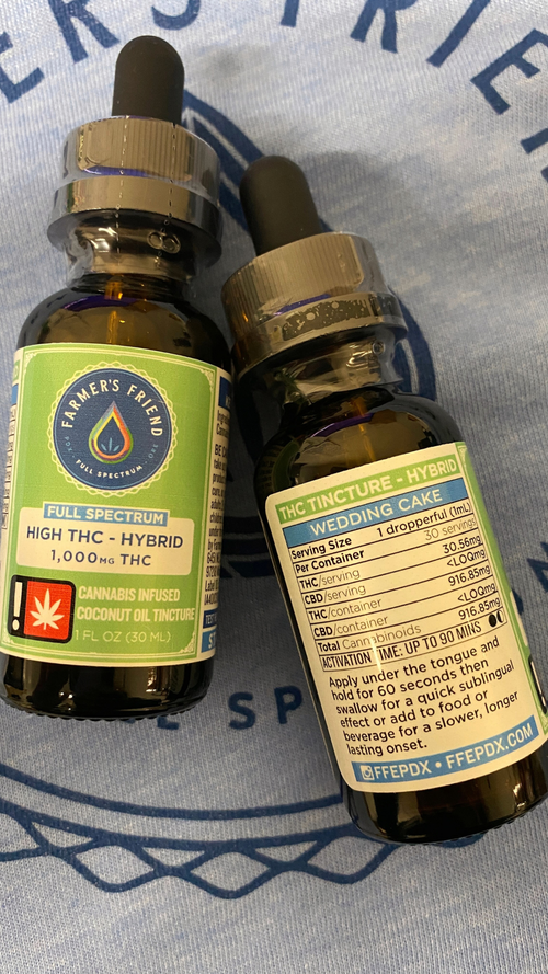 Budtender Review - Wedding Cake 1000mg THC Tincture from Kerby Kush ...