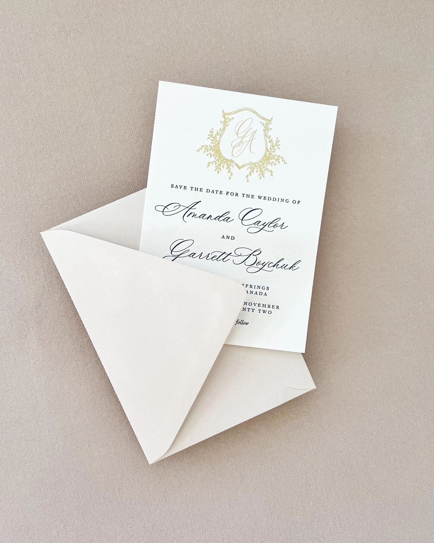 Wedding Invitation Design | Em Paper Co.