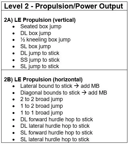 Part 1/2: Return to Play Progressions – A Guide to Plyometrics for ...