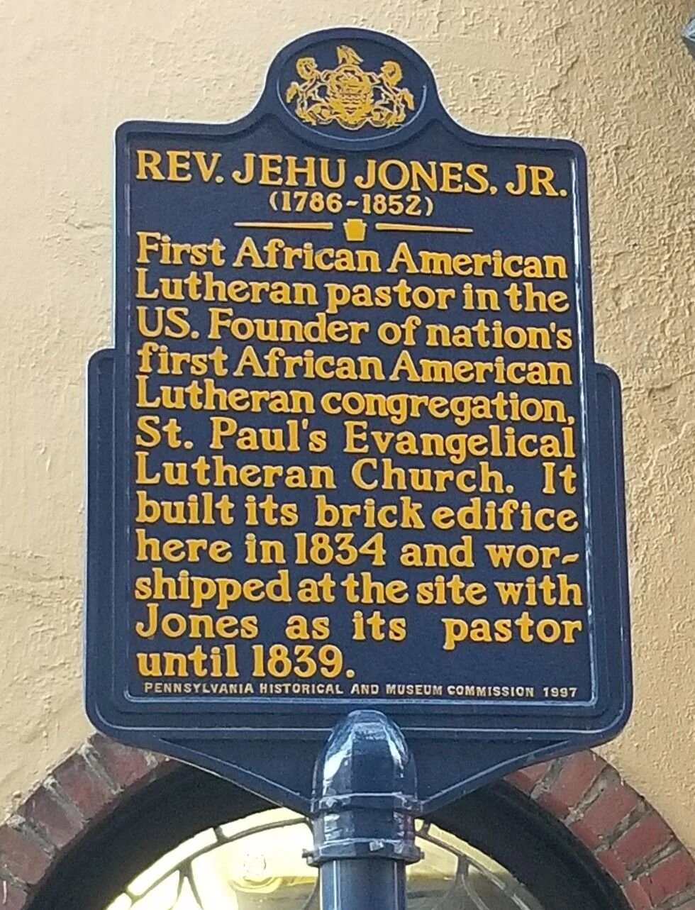 Rev. Jehu Jones: The First Black Lutheran Pastor — Southwestern Pennsylvania Synod