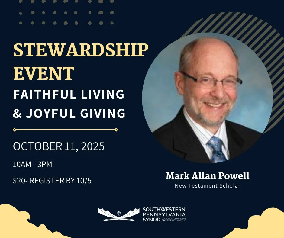 Stewardship Event - Faithful Living & Joyful Giving — Southwestern ...