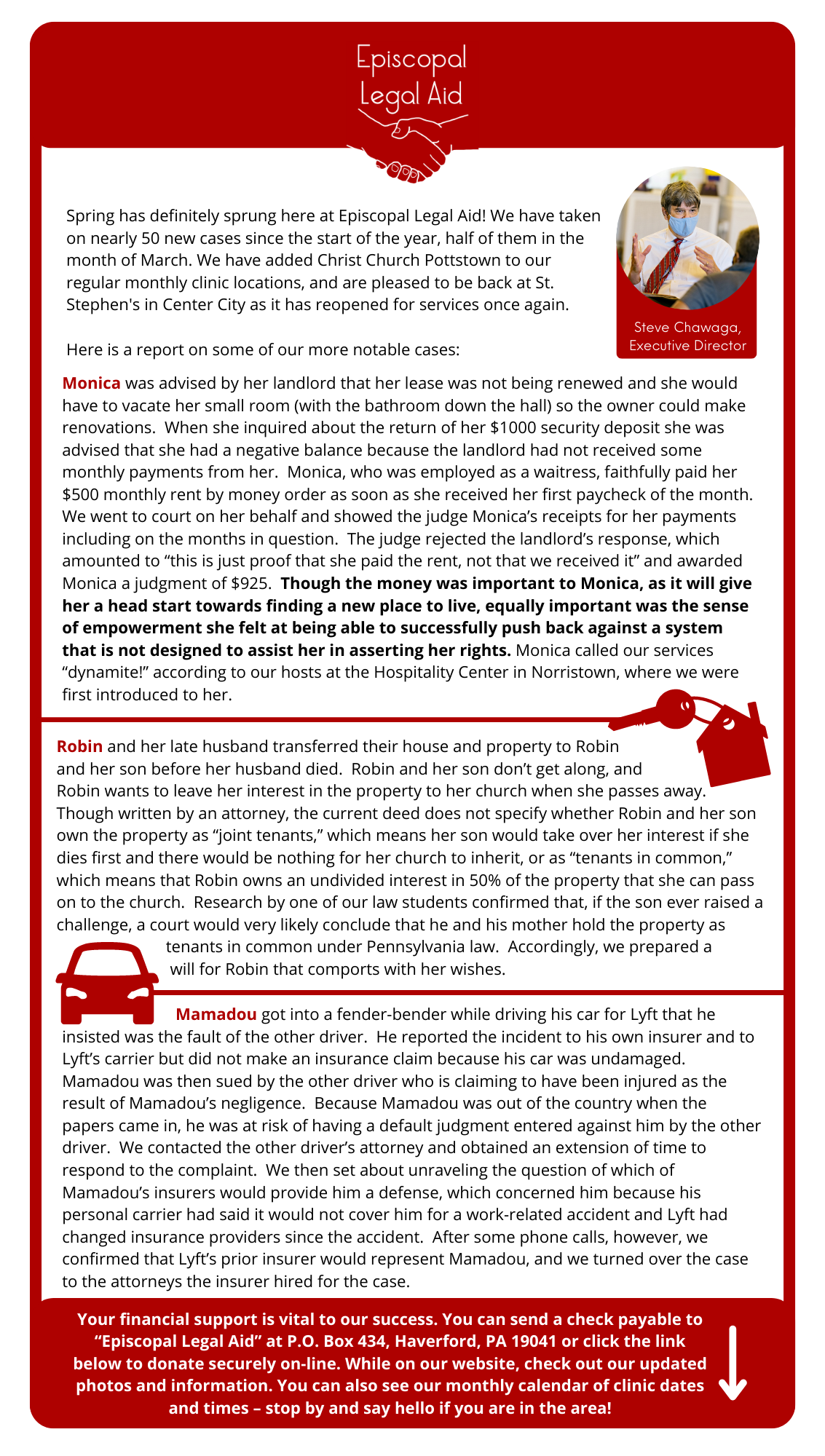 Newsletters — Episcopal Legal Aid