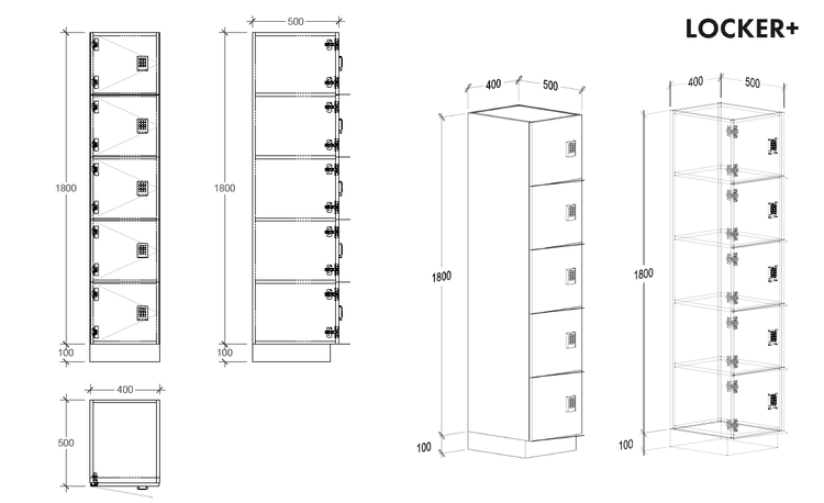 Workspace Lockers | LOCKER+