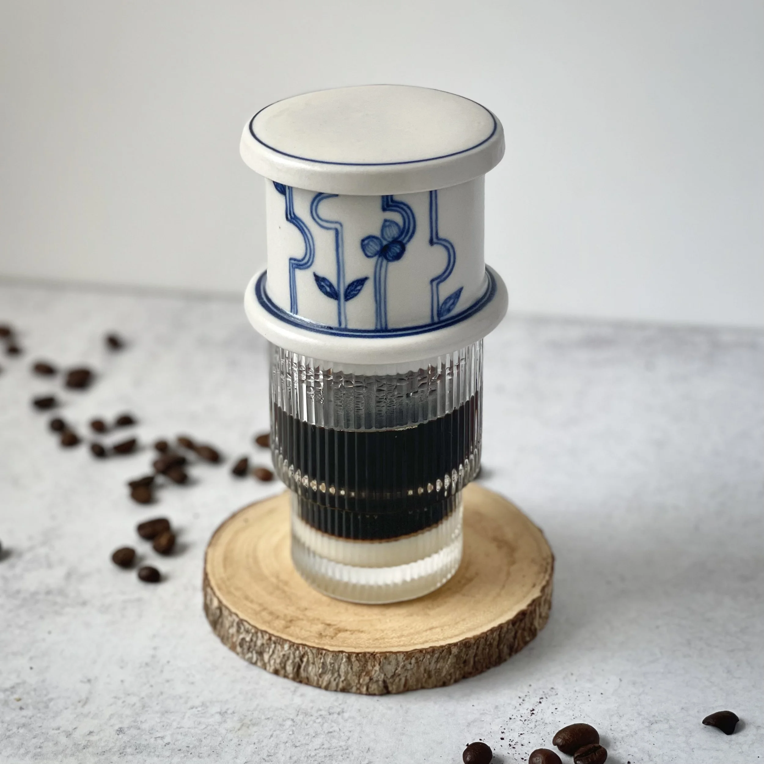 One Pillar Ceramic Phin Set — Vietnam Ca-phe Project