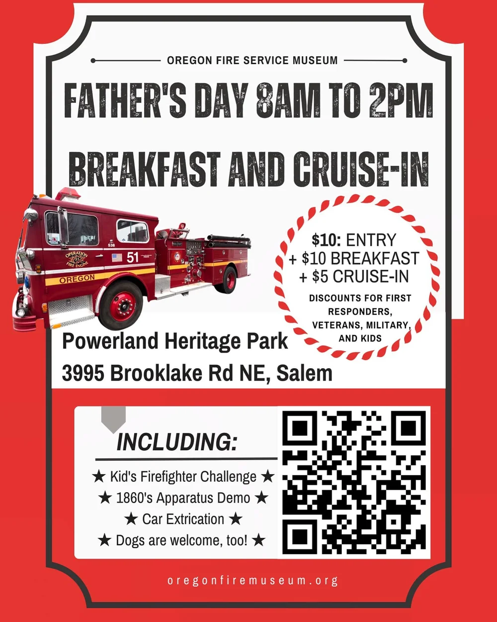 Father's Day Firehouse Fun — Powerland Heritage Park