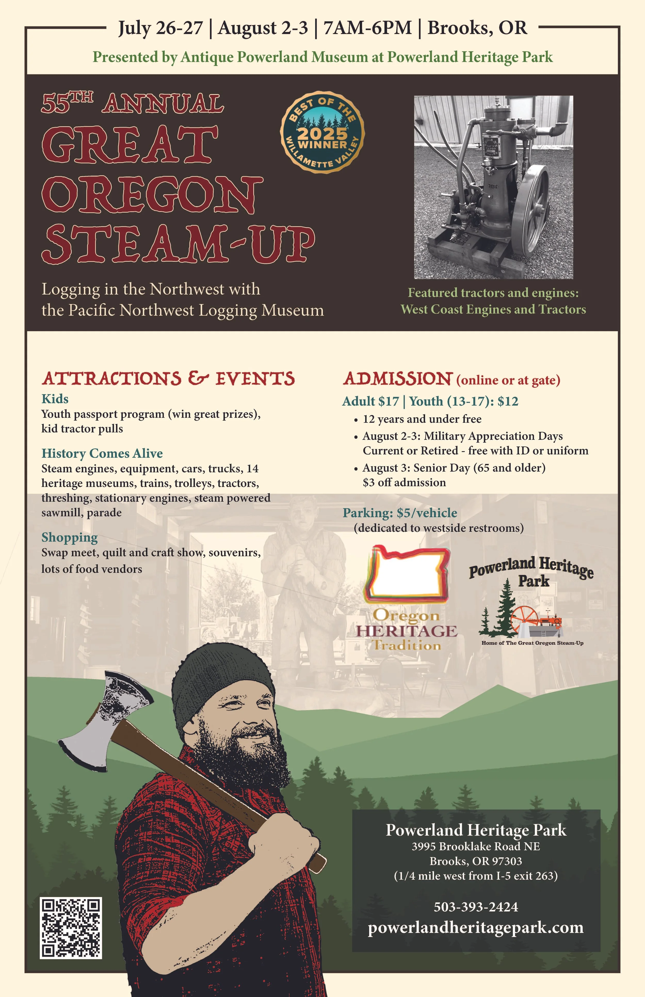 The Great Oregon Steam-Up — Powerland Heritage Park