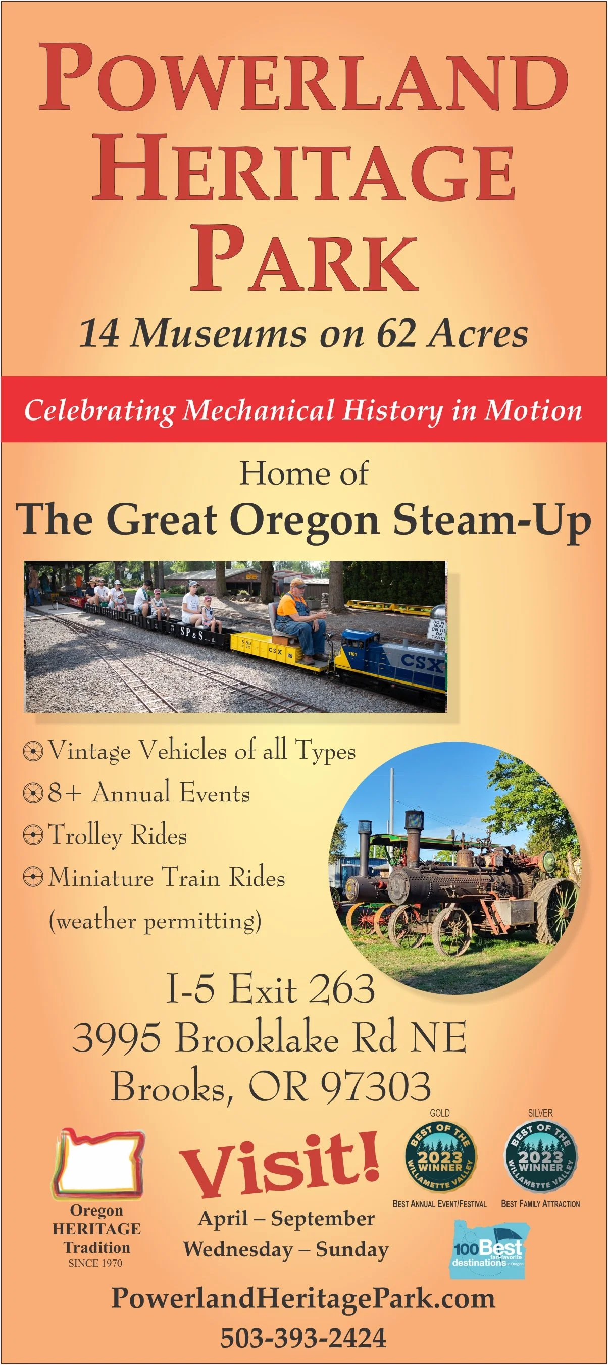 About Powerland Heritage Park — Powerland Heritage Park