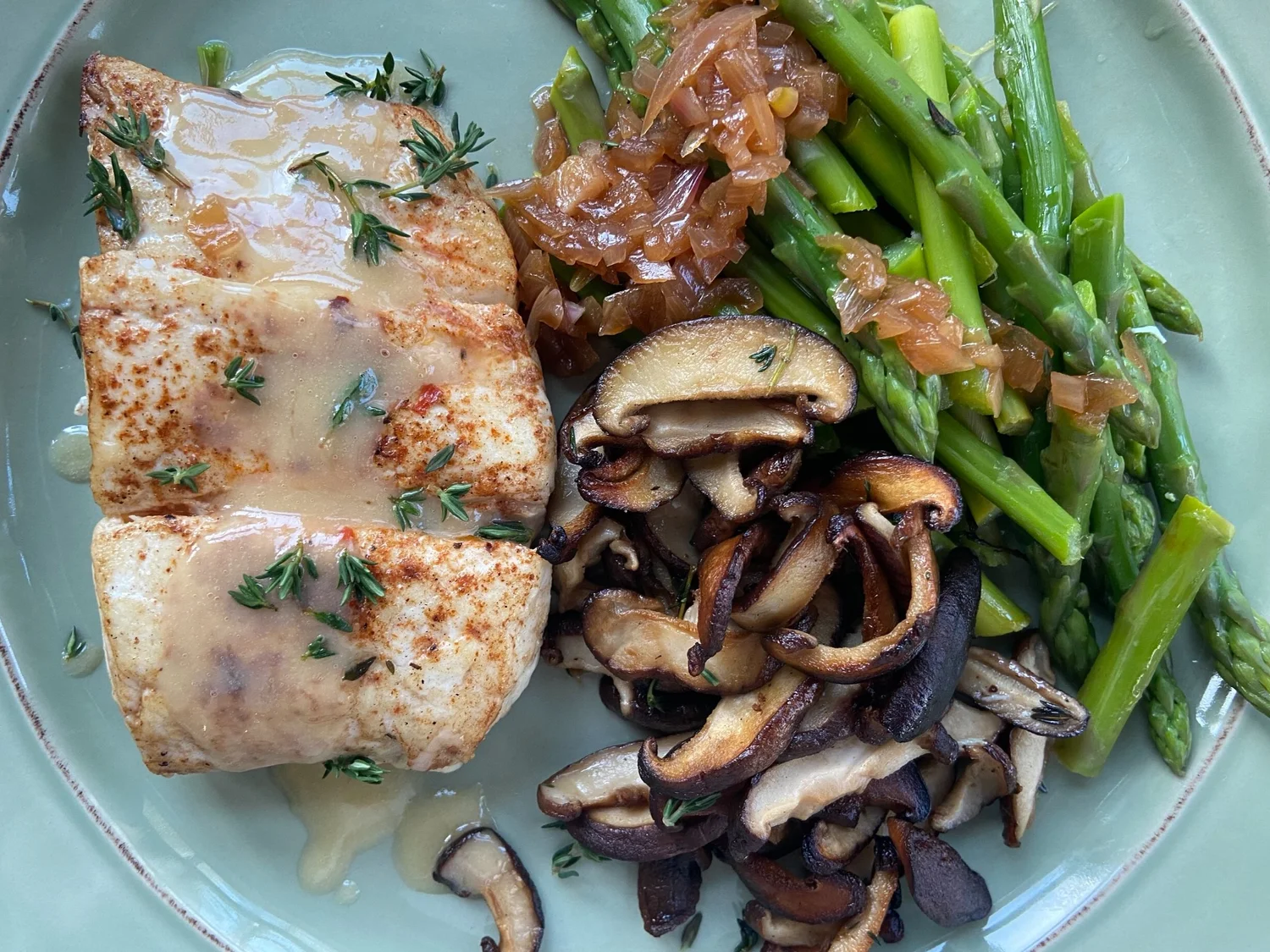 Spring Seared Halibut — Jan Buhrman