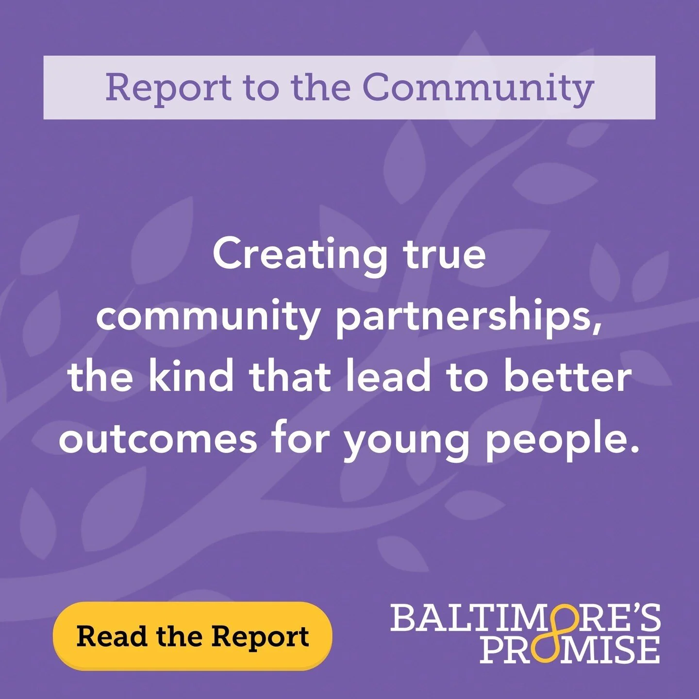 Baltimore's Promise - Home