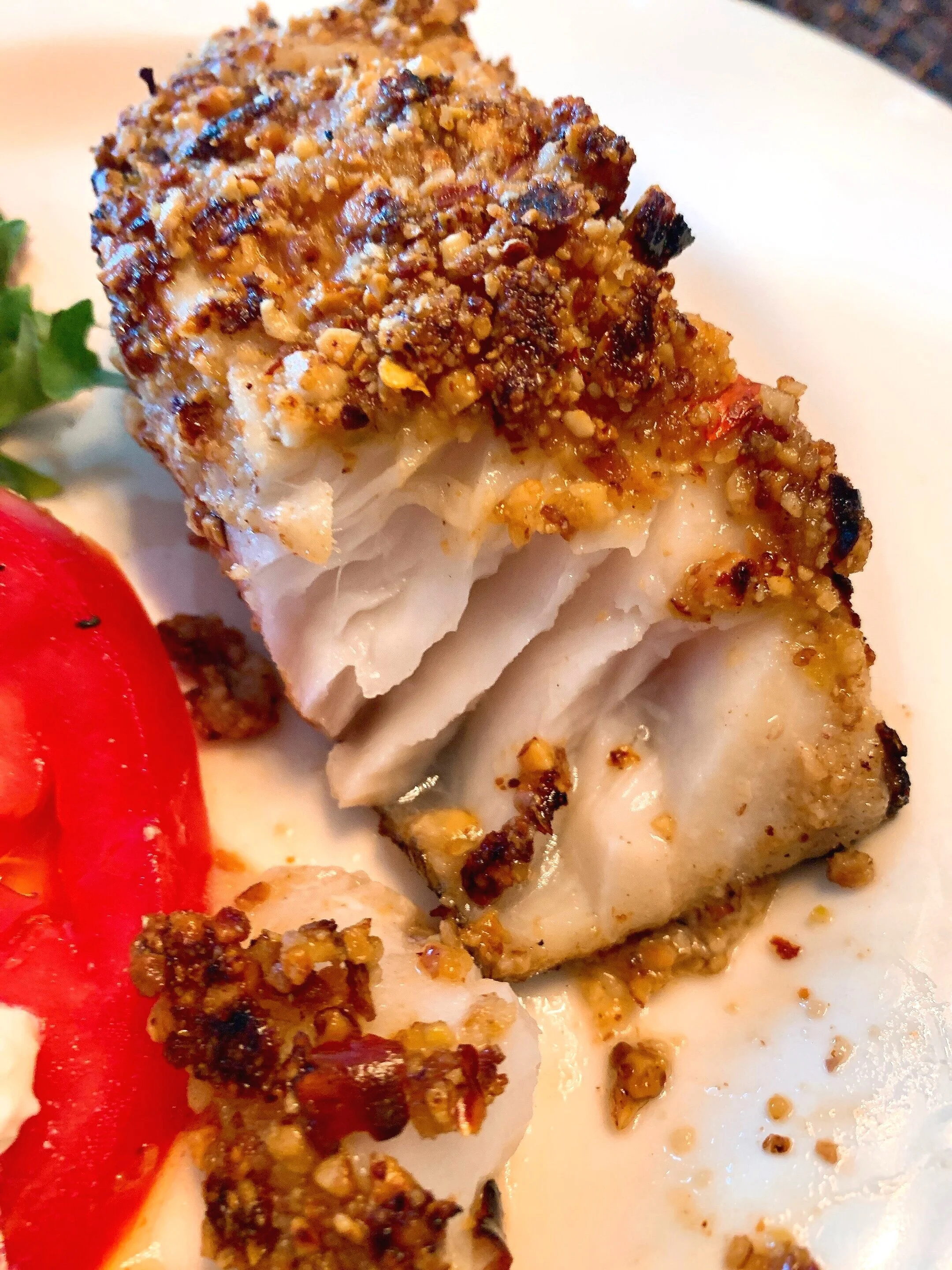 Nut-Crusted Black Cod — The Chew Review