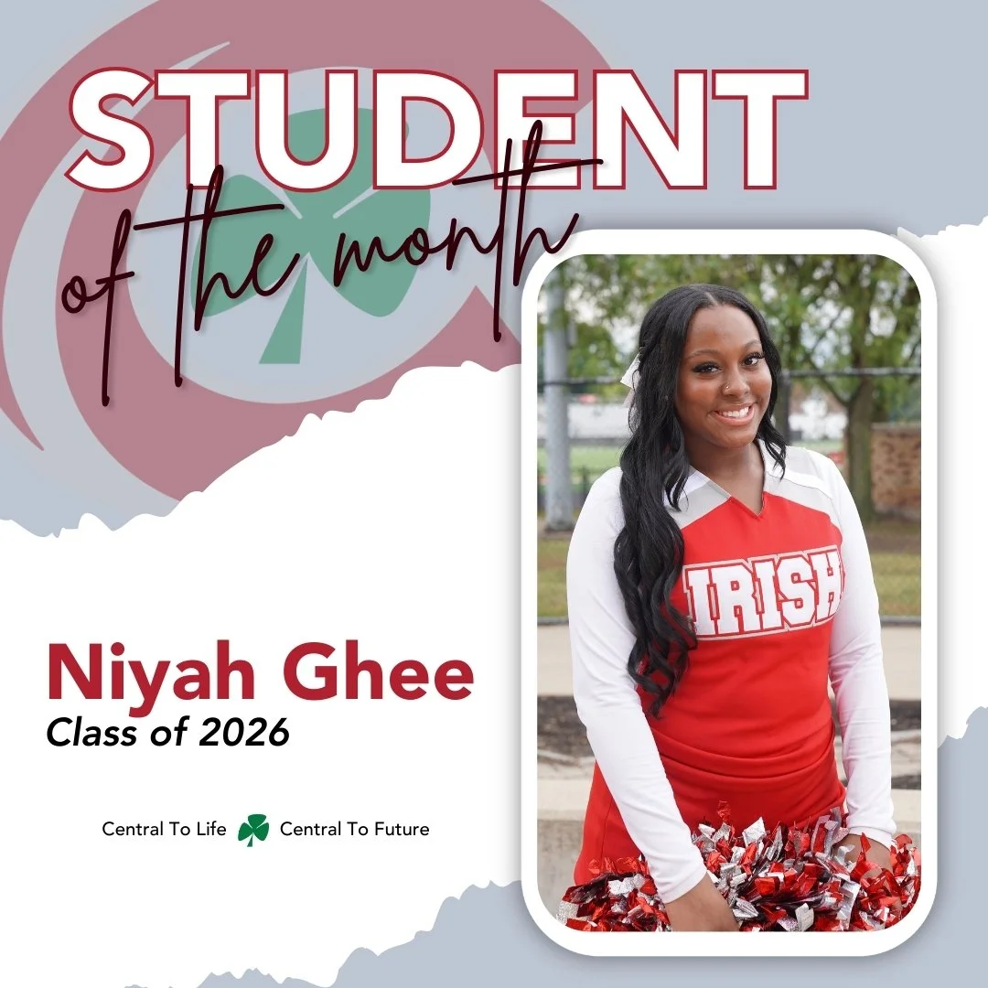 Niyah Ghee Picked Student of the Month for September — Central Catholic ...