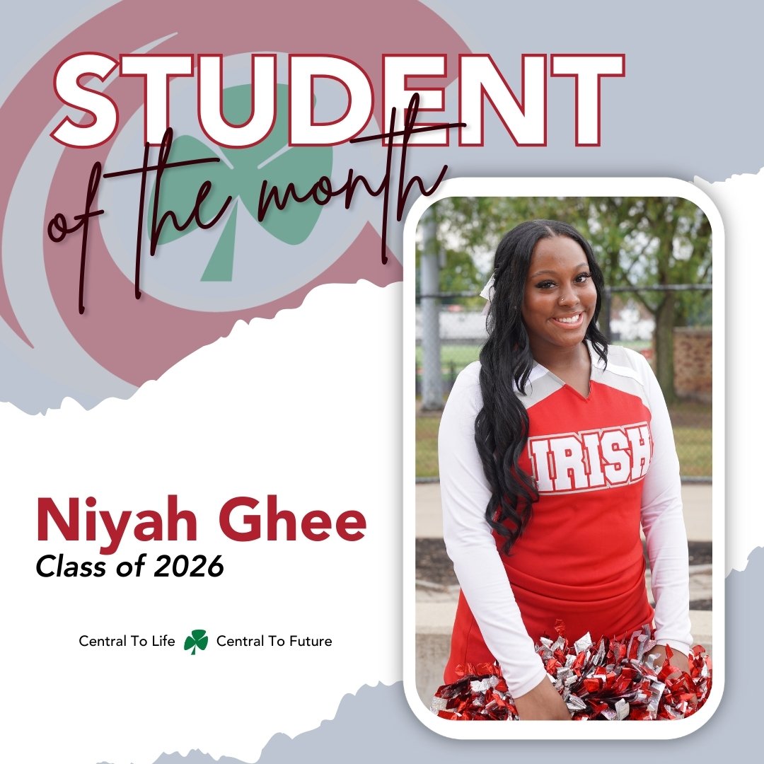 Niyah Ghee Picked Student of the Month for September — Central Catholic ...