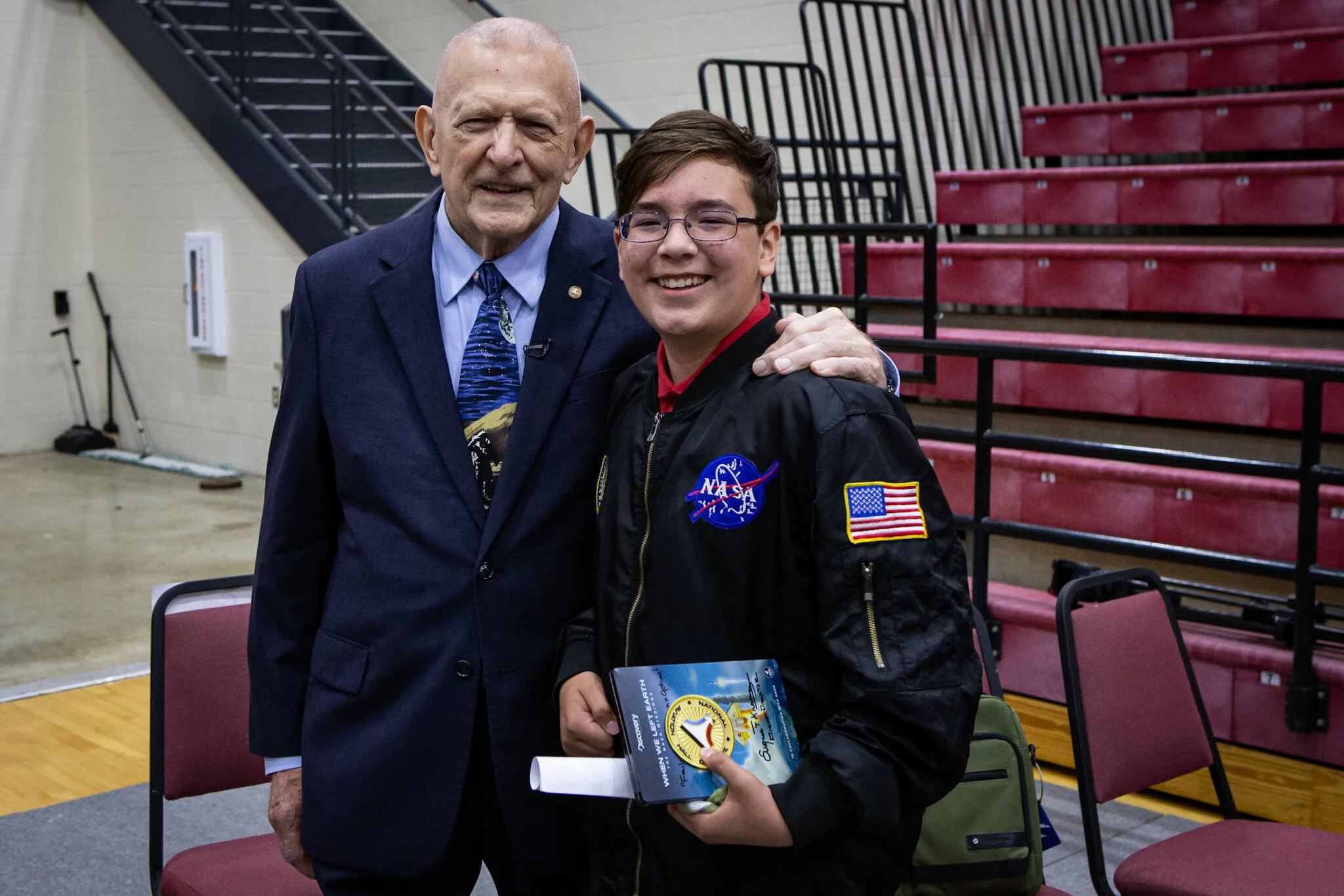 Eugene Kranz Visits Central Catholic Before Airport Dedication ...