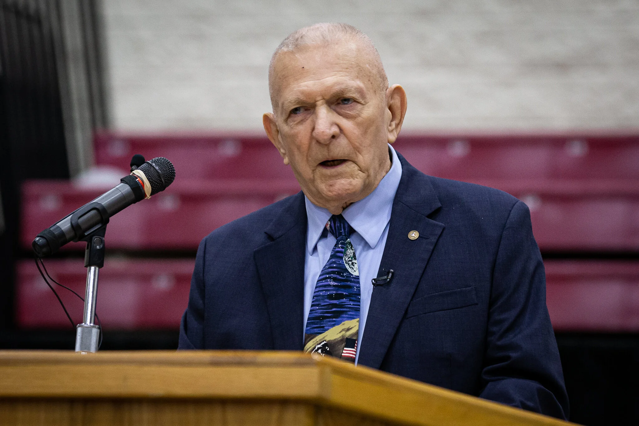 Eugene Kranz Visits Central Catholic Before Airport Dedication ...
