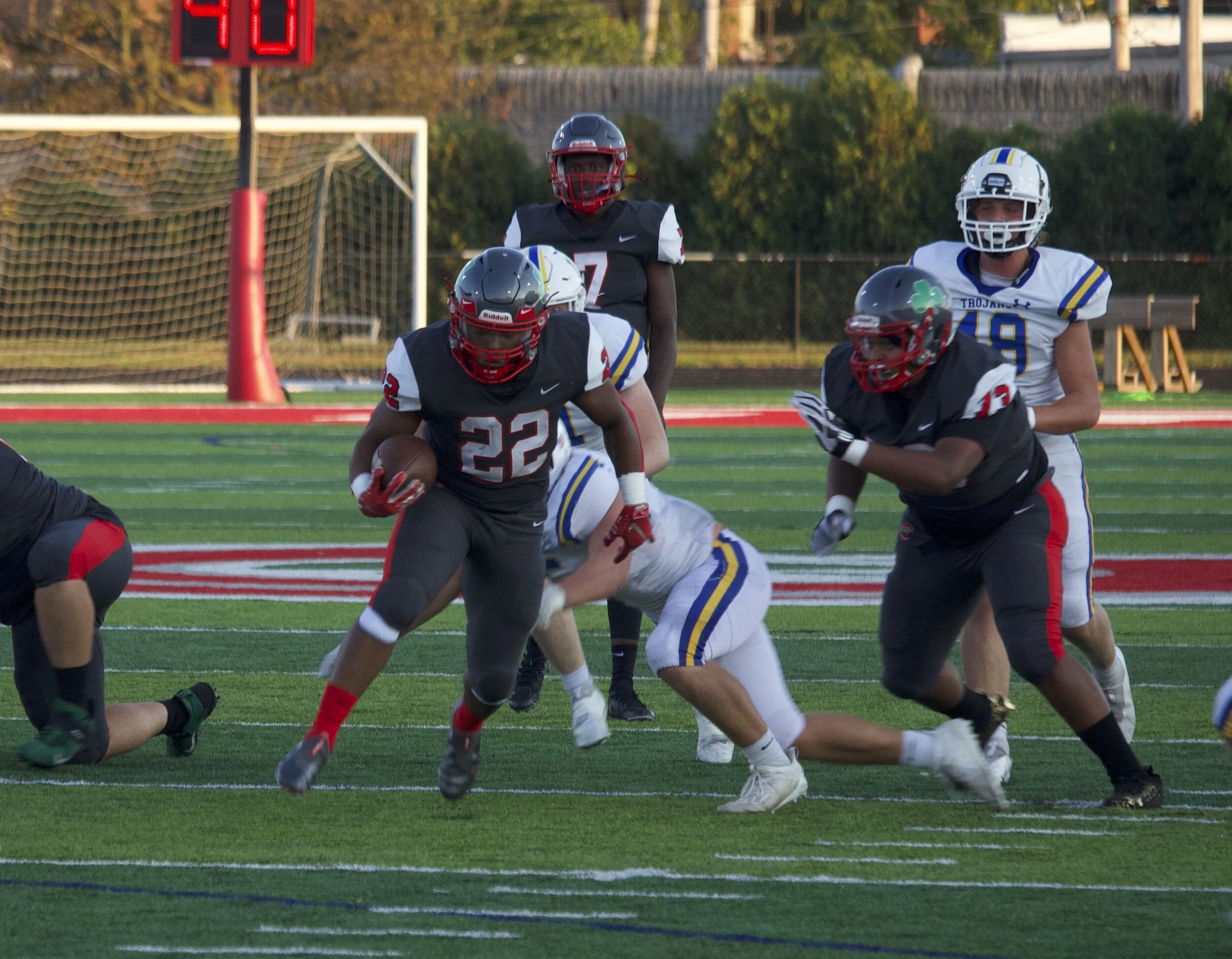 Football Dominates TRAC Co-Leader Lima Senior on Homecoming, 43-12 ...
