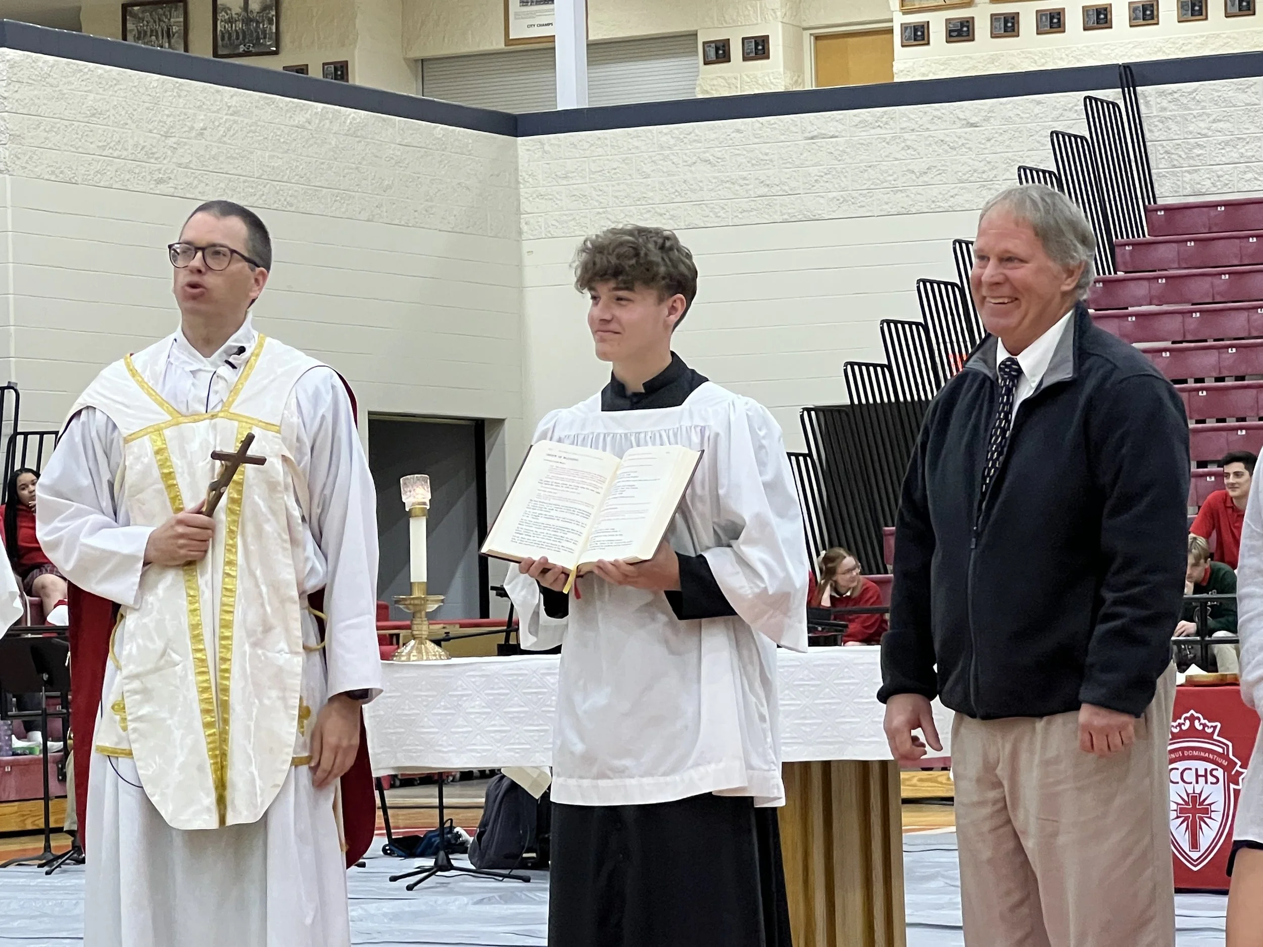 New Crucifix Dedicated at Central Catholic — Central Catholic High School