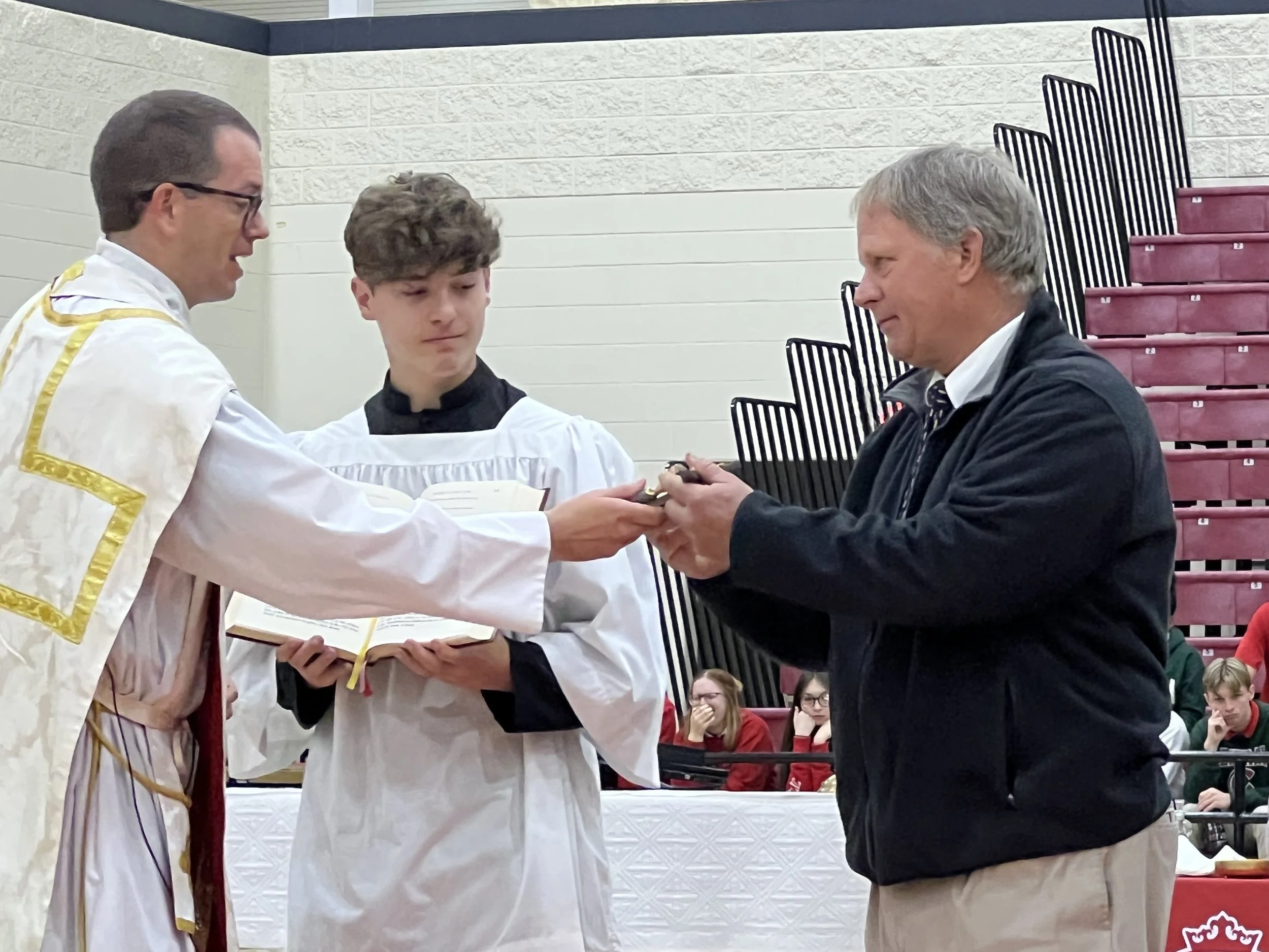 New Crucifix Dedicated at Central Catholic — Central Catholic High School