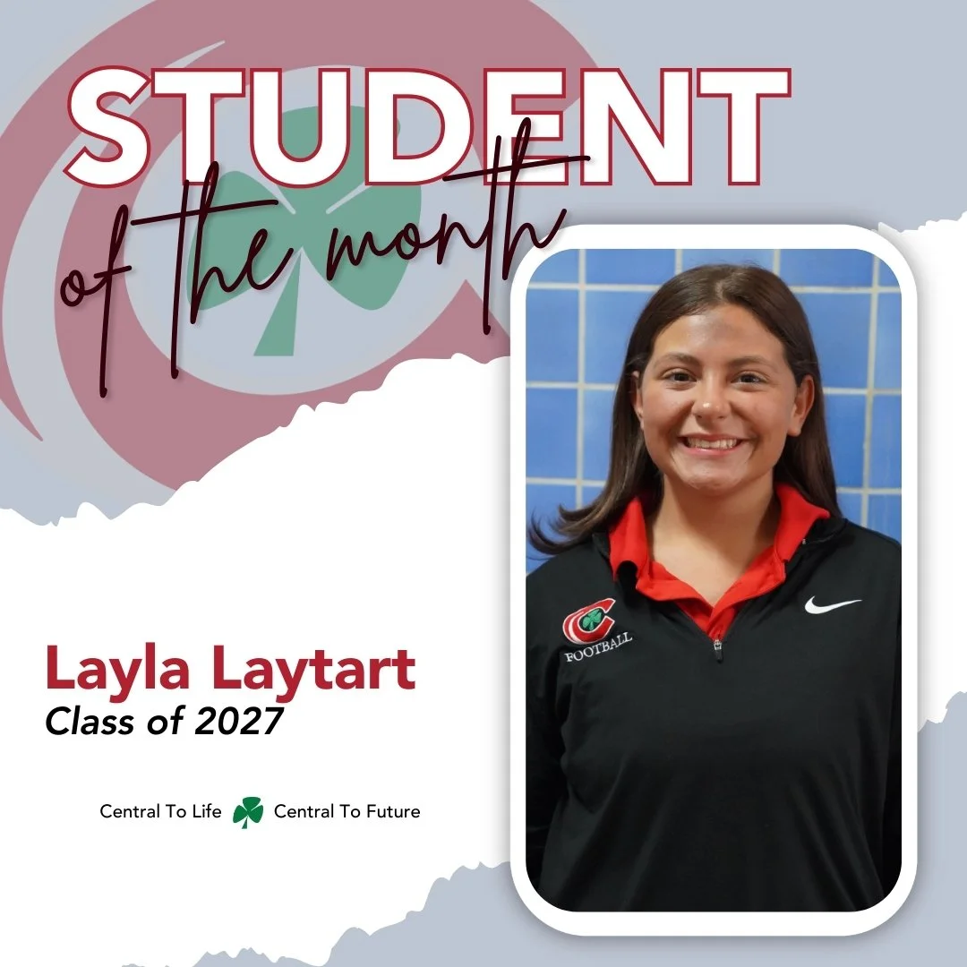 Layla Laytart Picked Student of the Month for February — Central ...