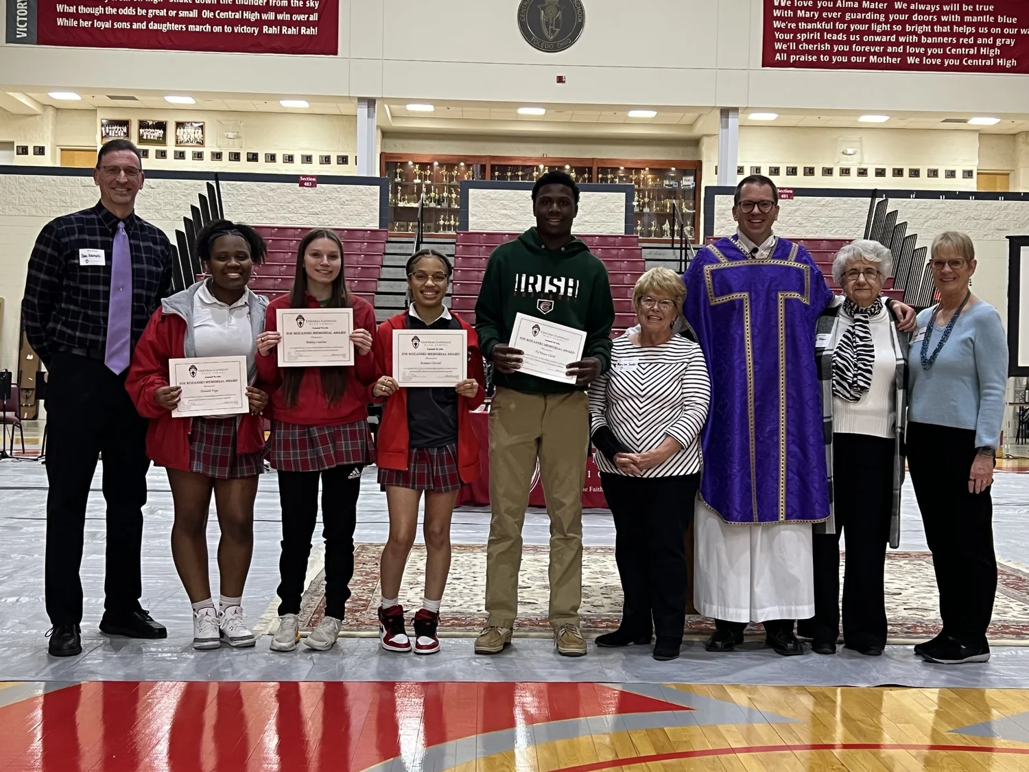 Students Receive Award Honoring Former Teacher Joe Rozanski — Central ...