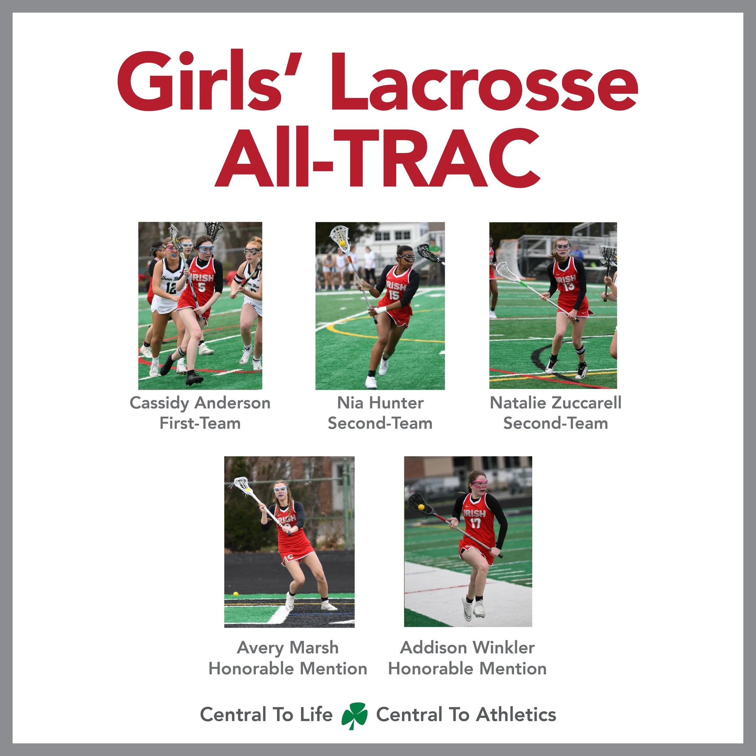 5 Girls’ Lacrosse Players Collect All-TRAC Laurels; Cassidy Anderson ...