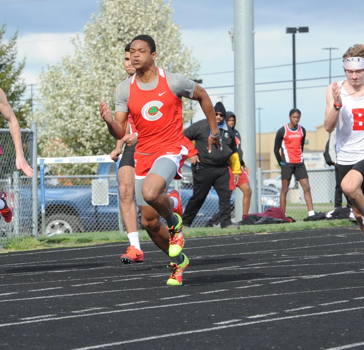 High School Track Runners