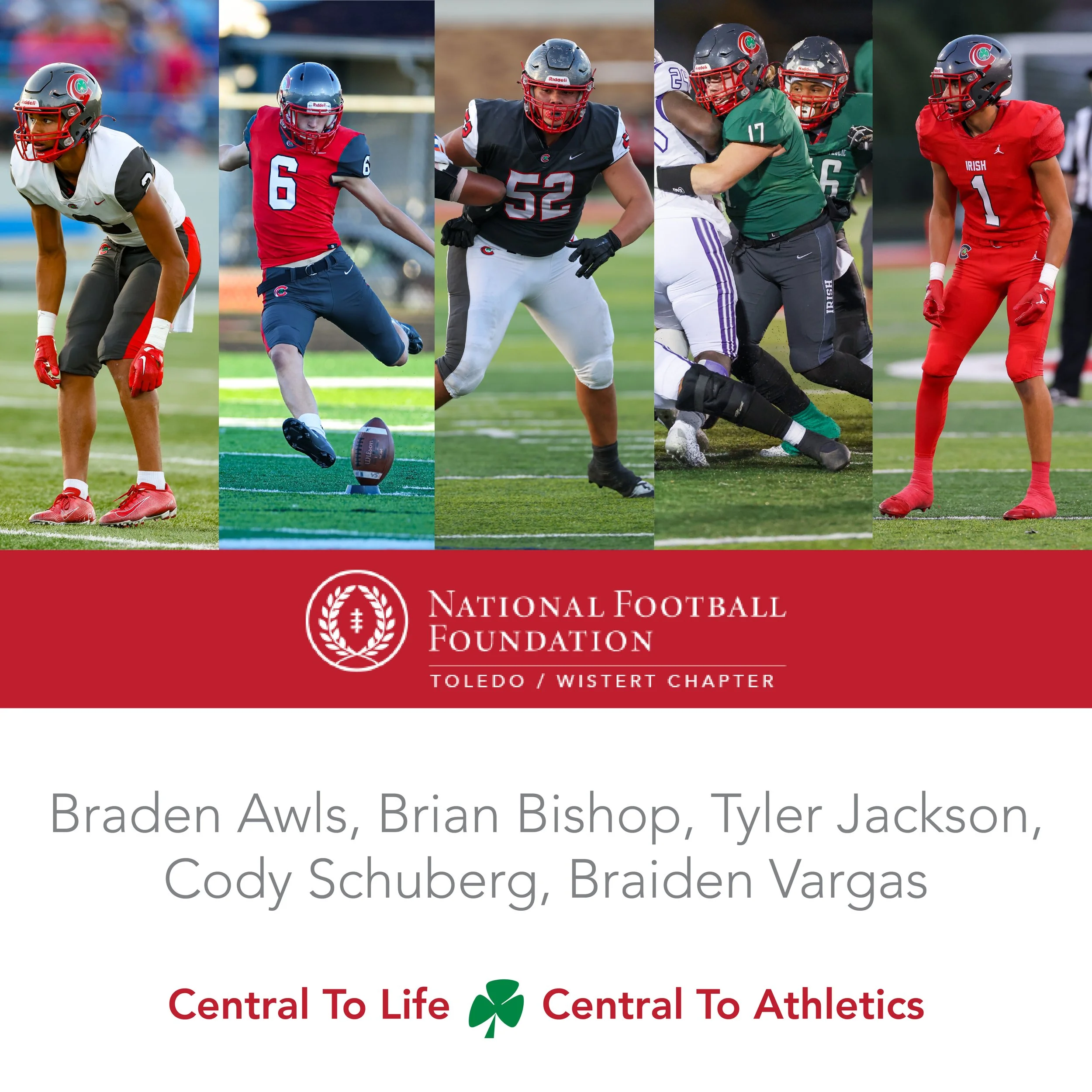Central Catholic Stands Out at National Football Foundation Scholar ...